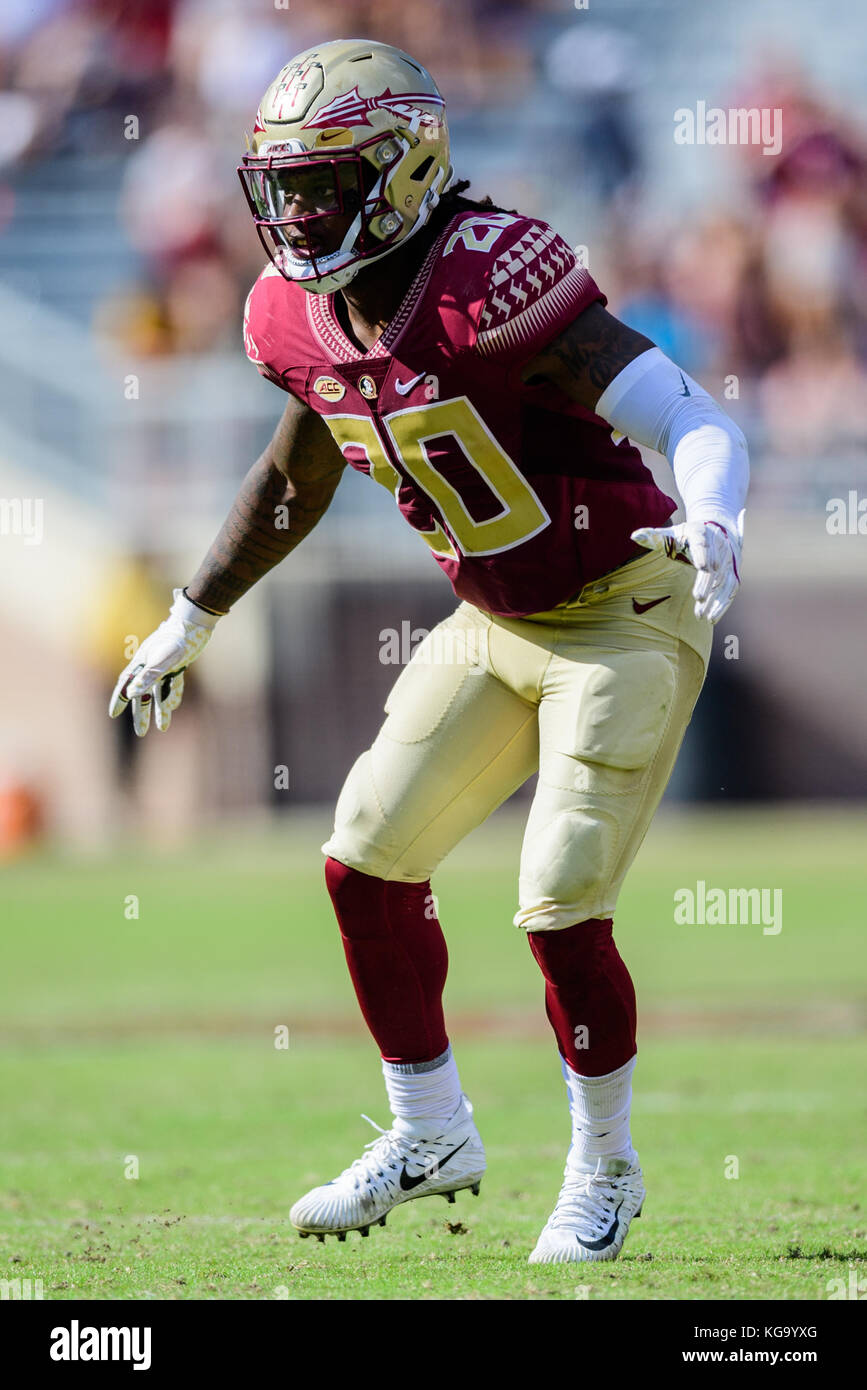 Florida State defensive back Trey Marshall (20) during the NCAA college ...