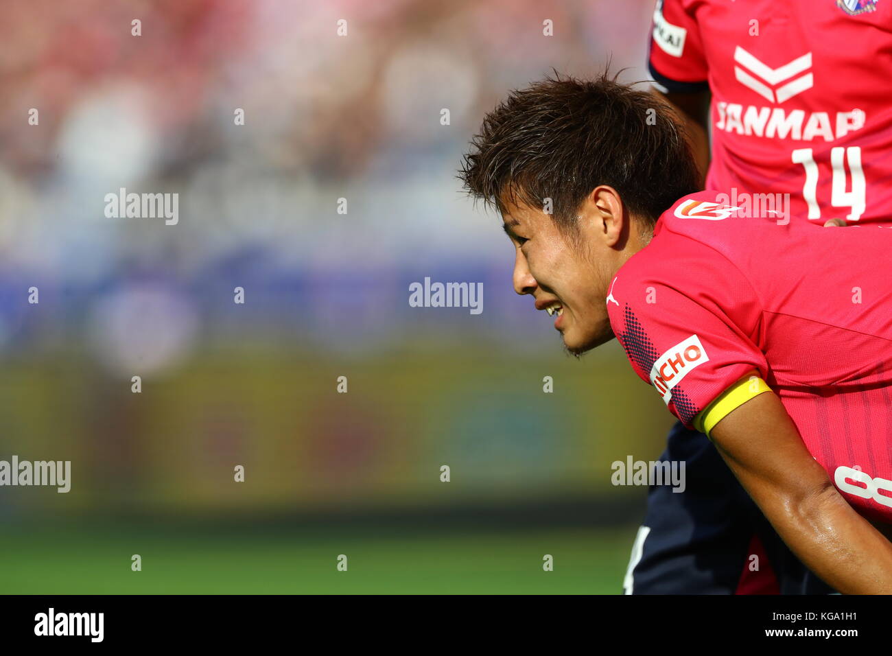 Saitama, Japan. 4th Nov, 2017. Yoichiro Kakitani (Cerezo) Football ...