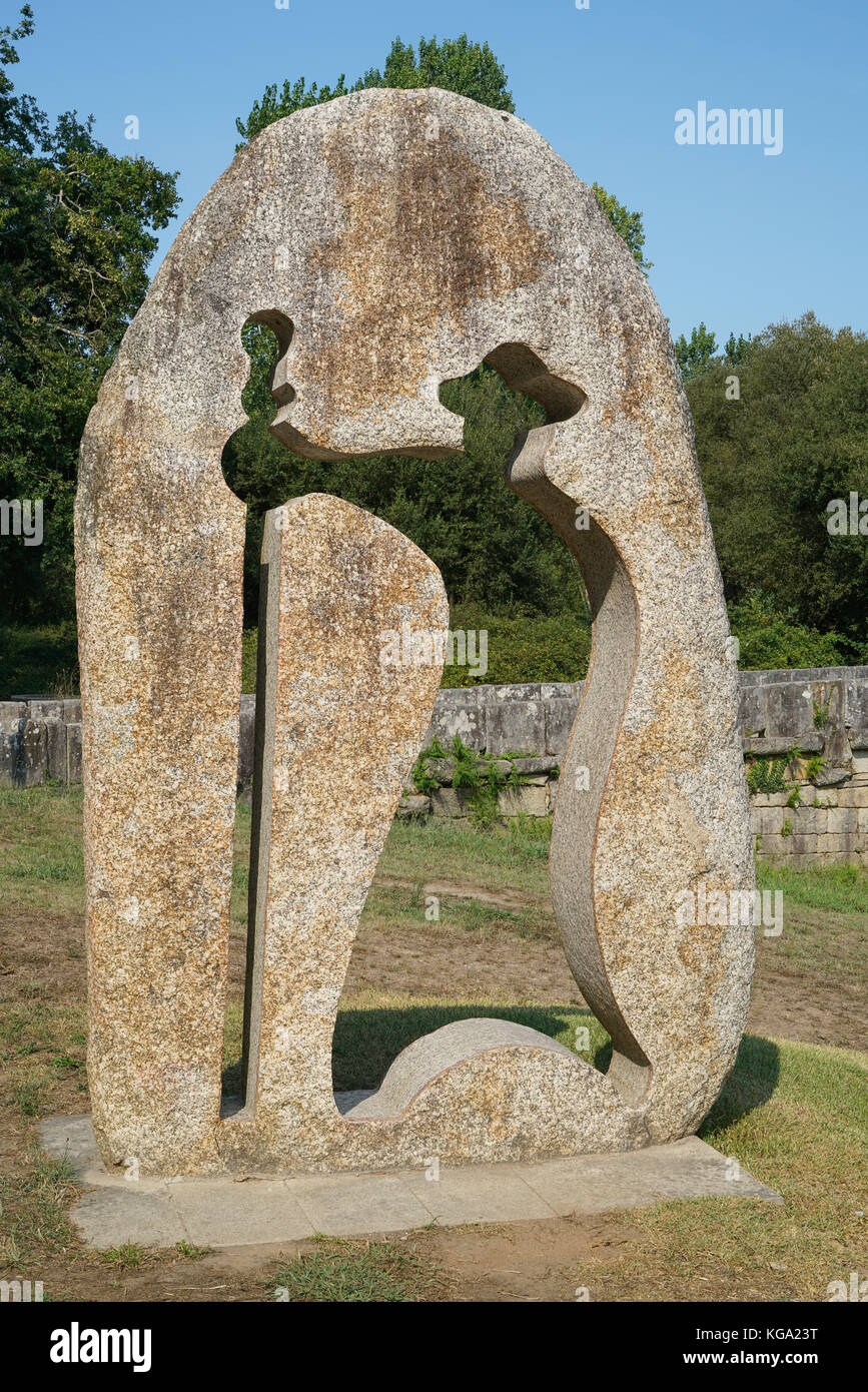 TUI, SPAIN - SEPTEMBER 6, 2017: Pilgrimage memorial on the Camino de ...