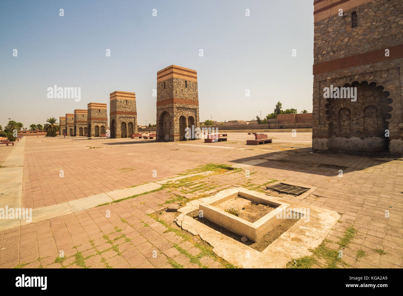 seven saints monument marrakech morroco Stock Photo - Alamy
