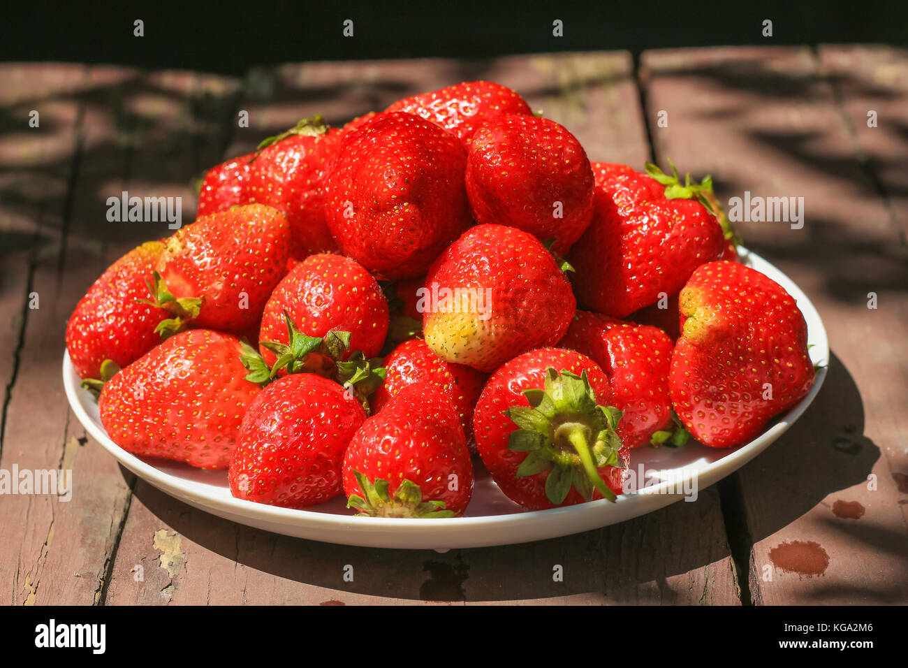 Fresh red Strawberry Stock Photo - Alamy