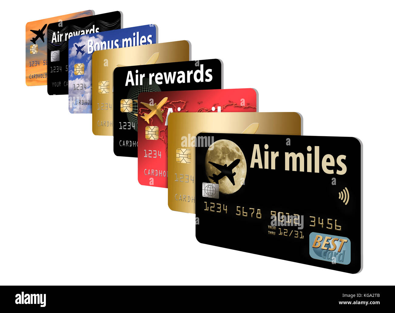 Generic credit card Stock Photo - Alamy