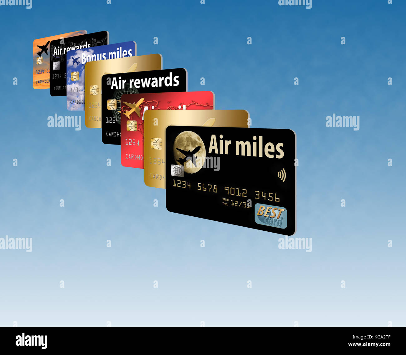 Generic credit card Stock Photo - Alamy