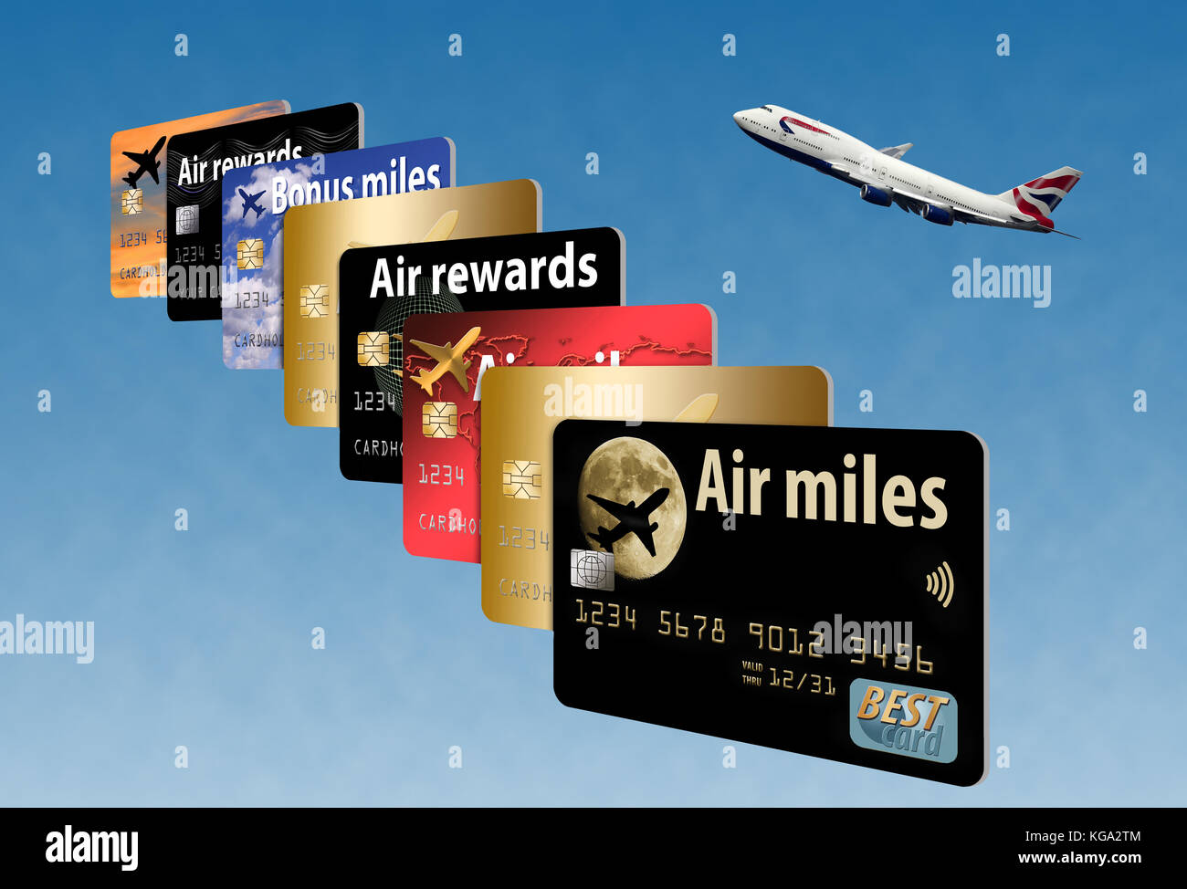 Generic credit card Stock Photo - Alamy