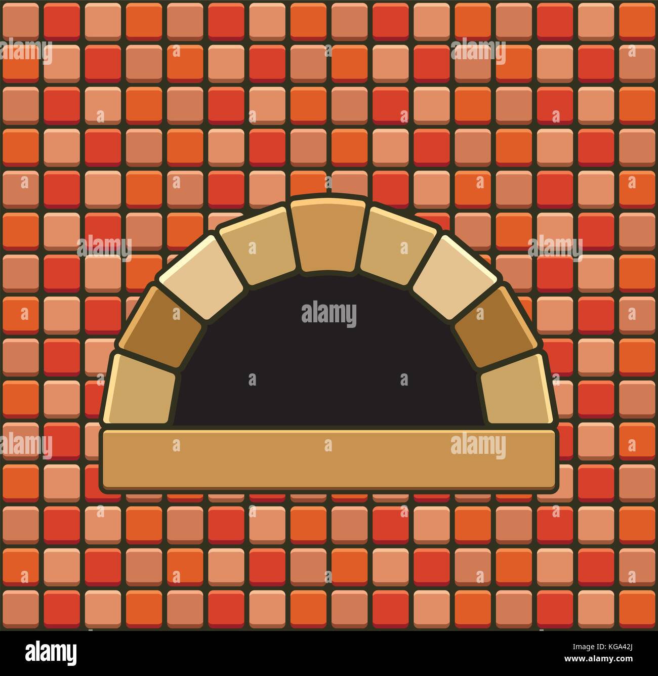 Fire brick vector vectors hi-res stock photography and images - Alamy