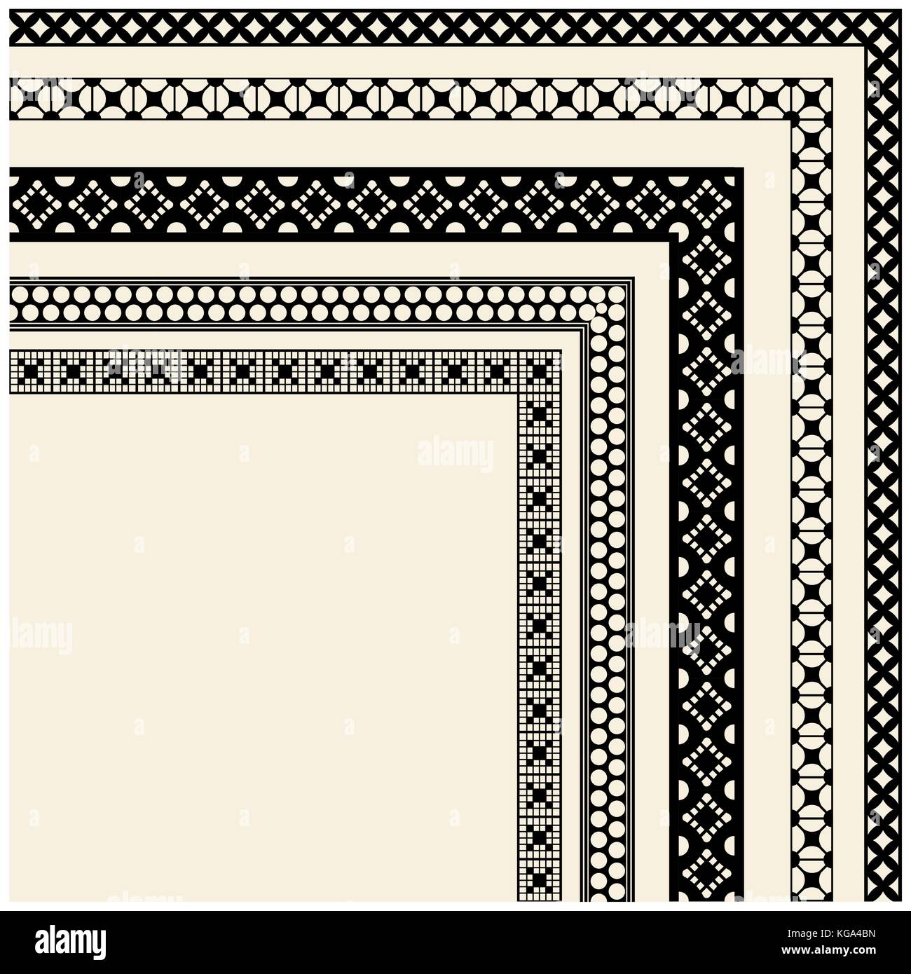 vector frame. design element. Isolated on white background Stock Vector ...