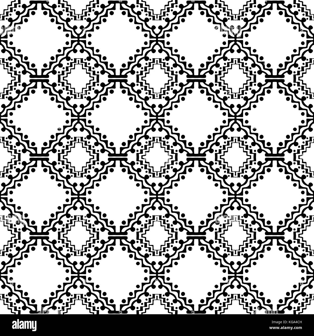 Seamless repeating pattern mexican Cut Out Stock Images & Pictures - Alamy