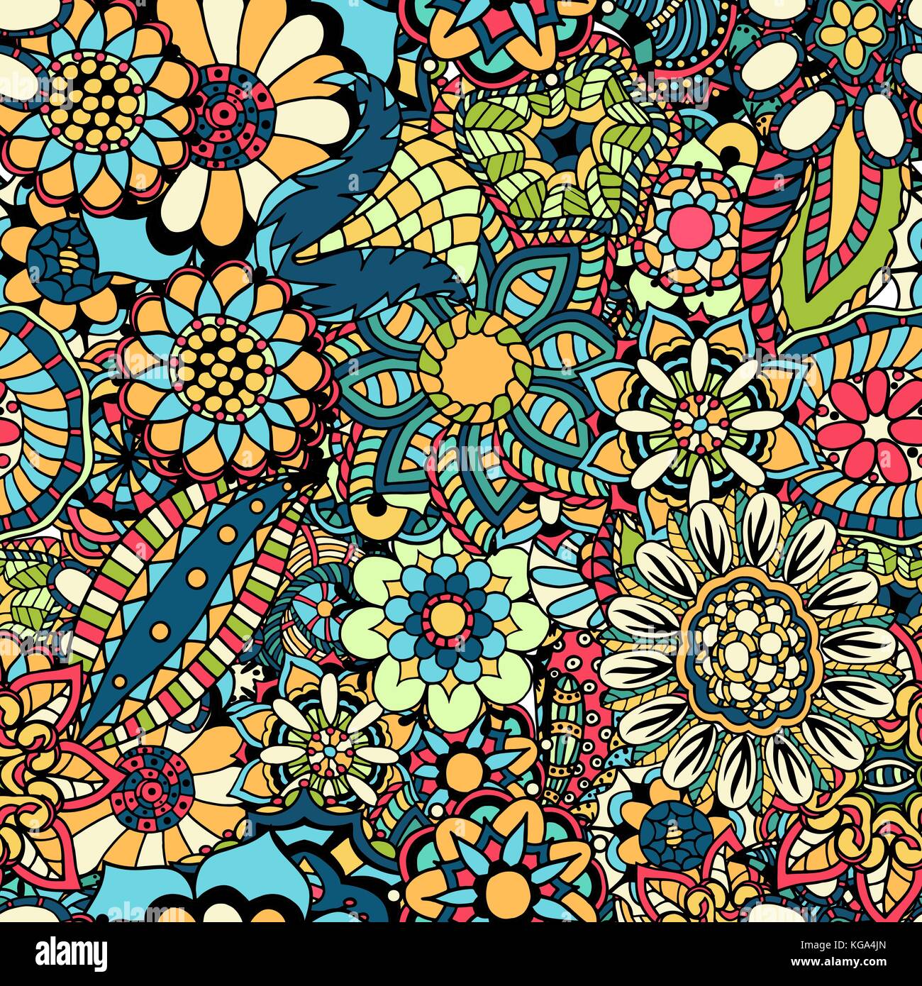 Seamless abstract pattern summer and travel background Stock Vector ...