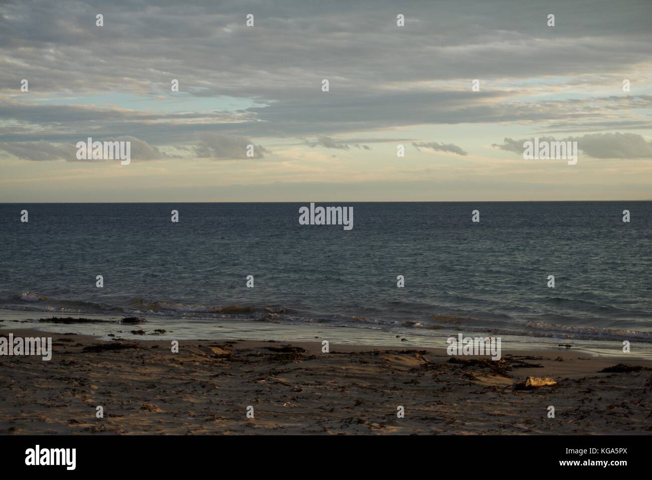 Beach Sunset Backdrop Stock Photo - Alamy