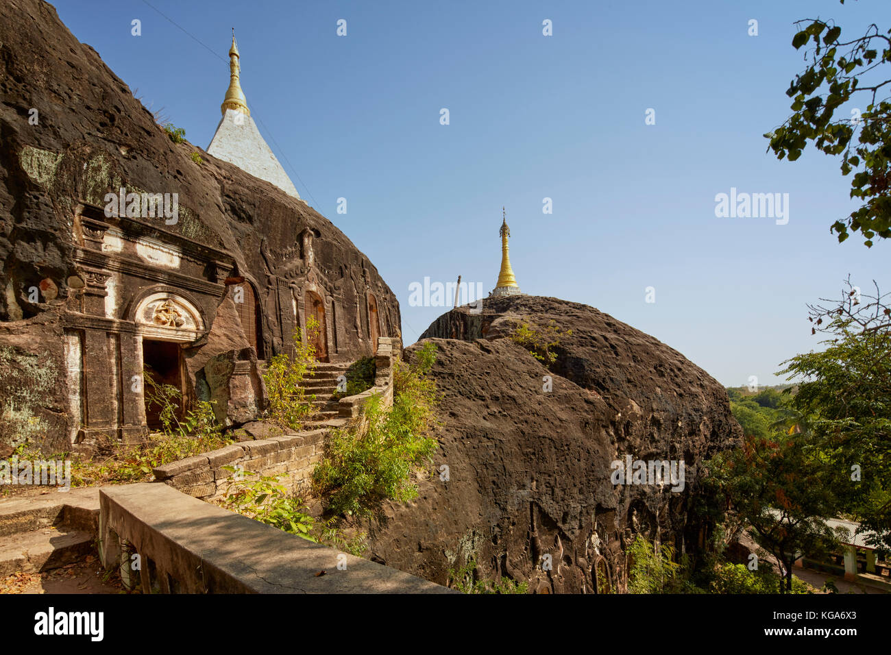 Phowintaung (Hpowindaung, Powintaung, Po Win Taung) Buddhist Cave ...