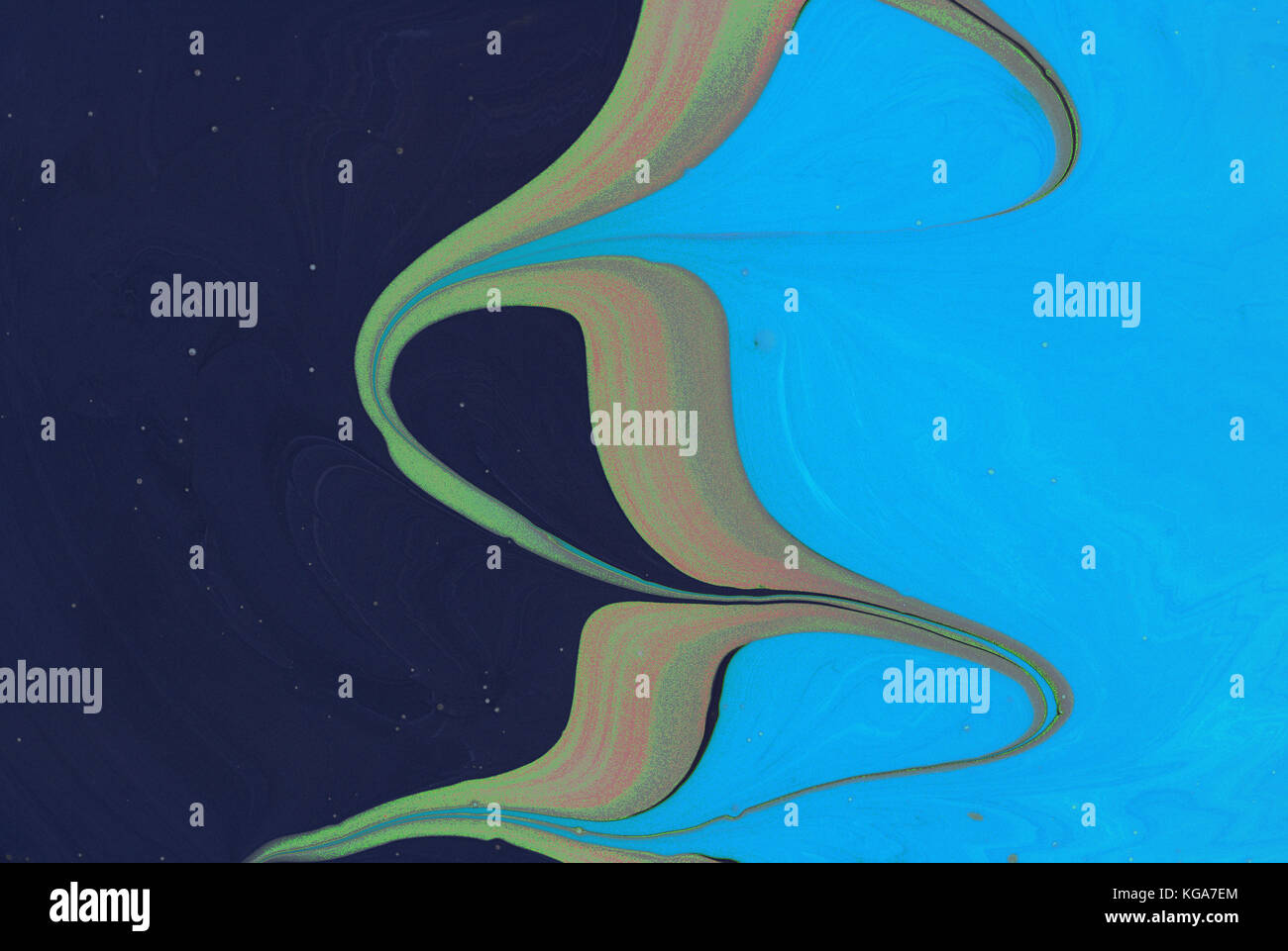 Pure abstract in blue, conceptual Stock Photo - Alamy