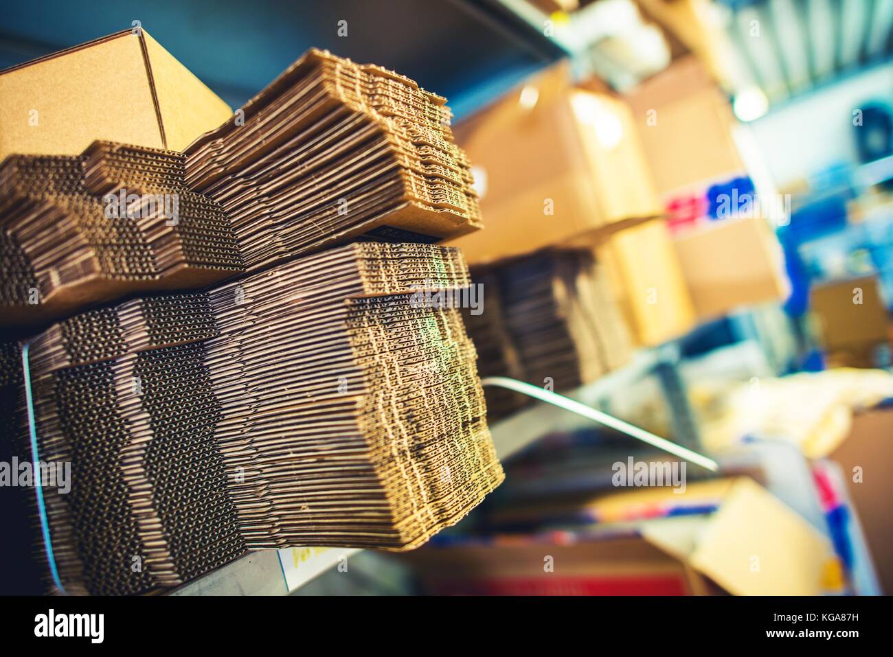 Product Shipping Department. Shipping Boxes Stock Photo - Alamy