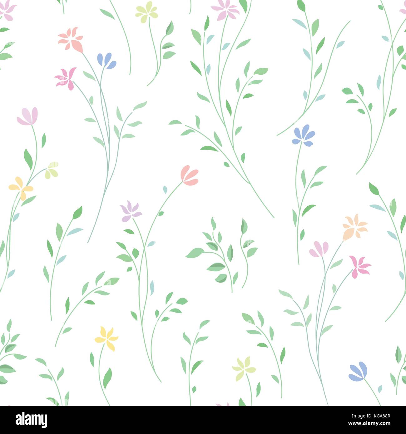 Floral seamless pattern. Flower background. Flourish ornamental garden ...