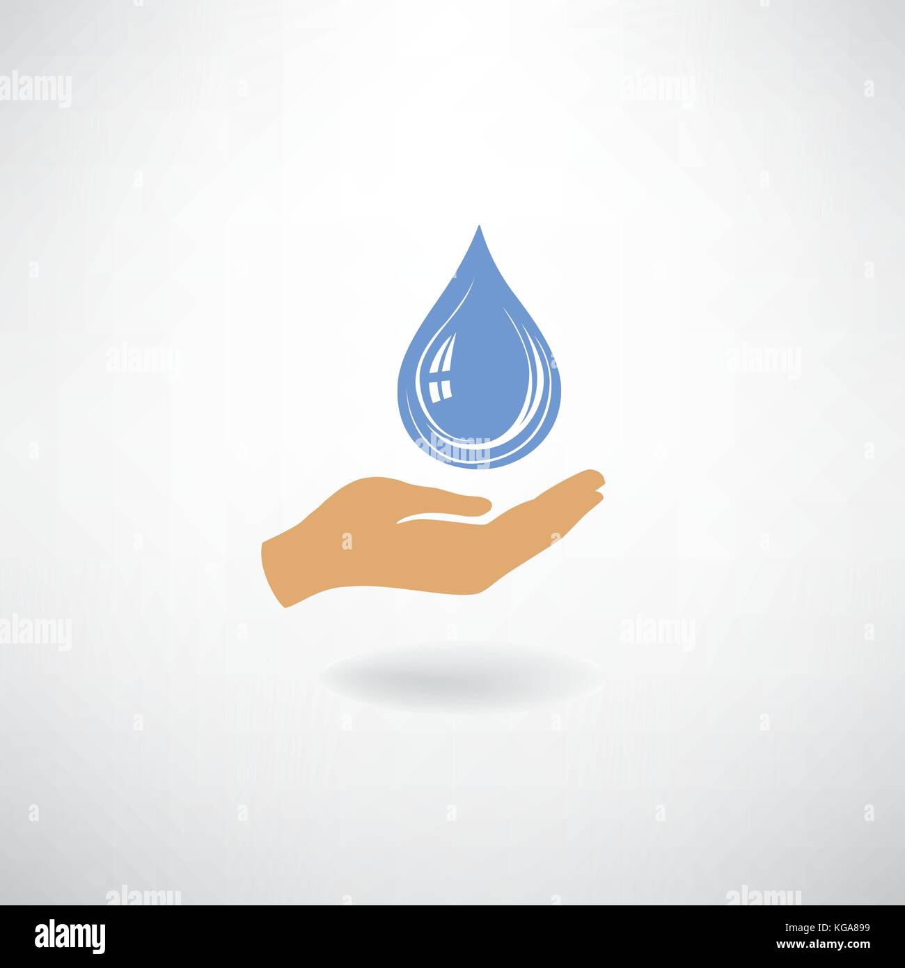 Wet hand Stock Vector Images - Alamy