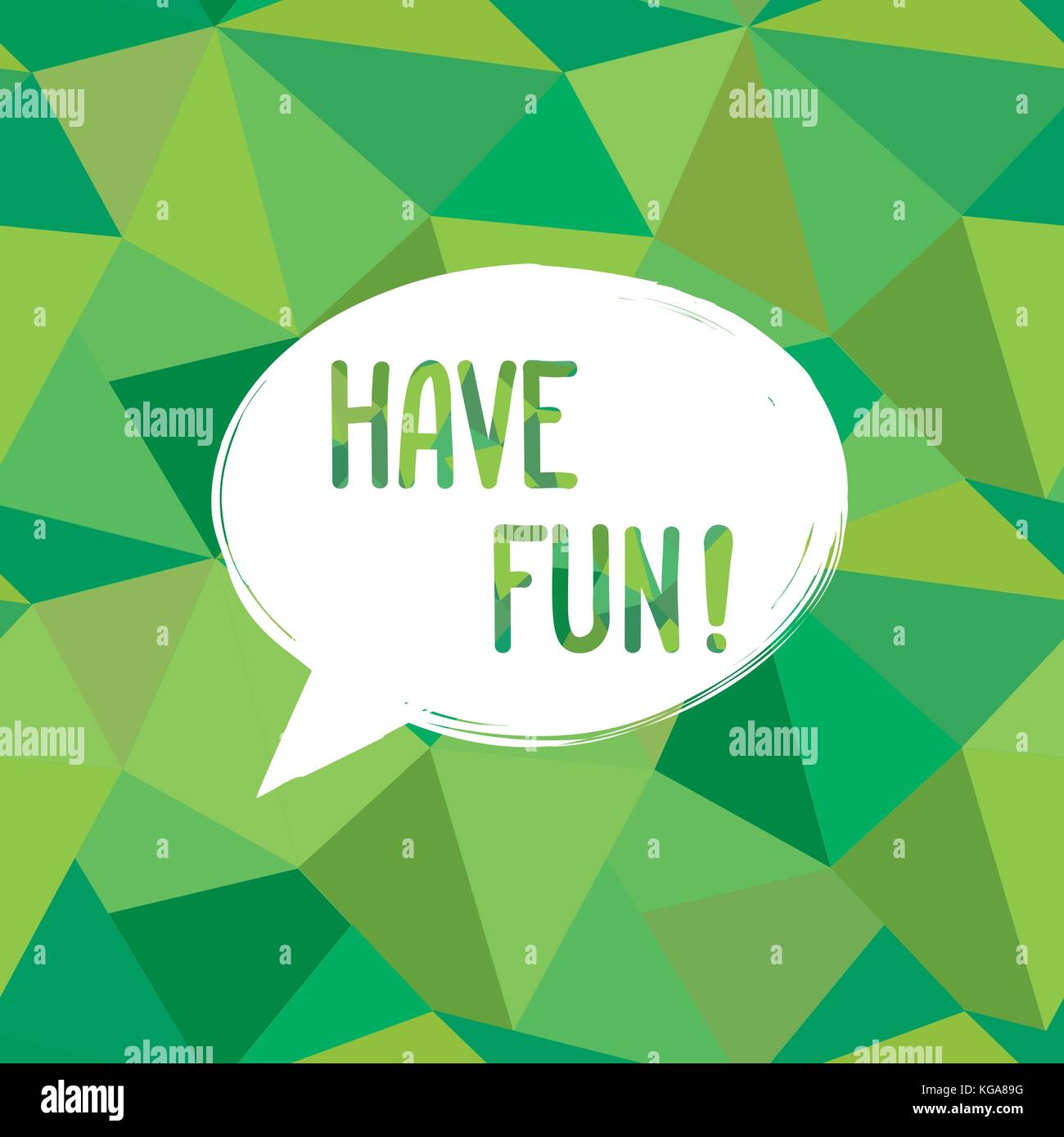 Have fun speech bubble. Happy holiday sign. Party invitation bottom ...