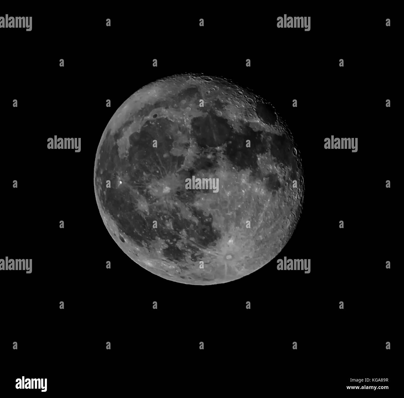 Moon surface lunar landscape Black and White Stock Photos & Images - Alamy