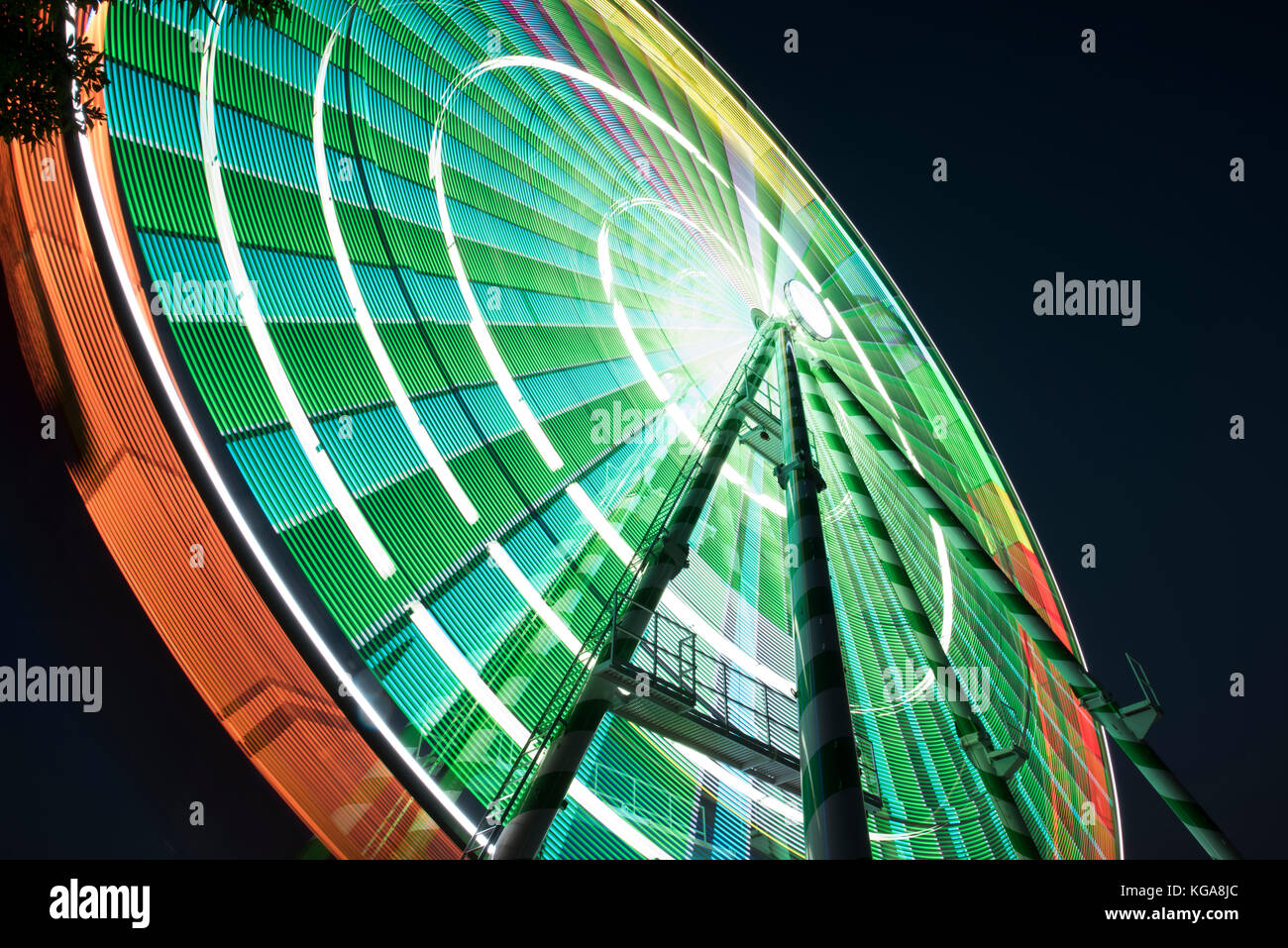 Great Big Wheel ferris wheel at the Minnesota State Fair. One of the ...