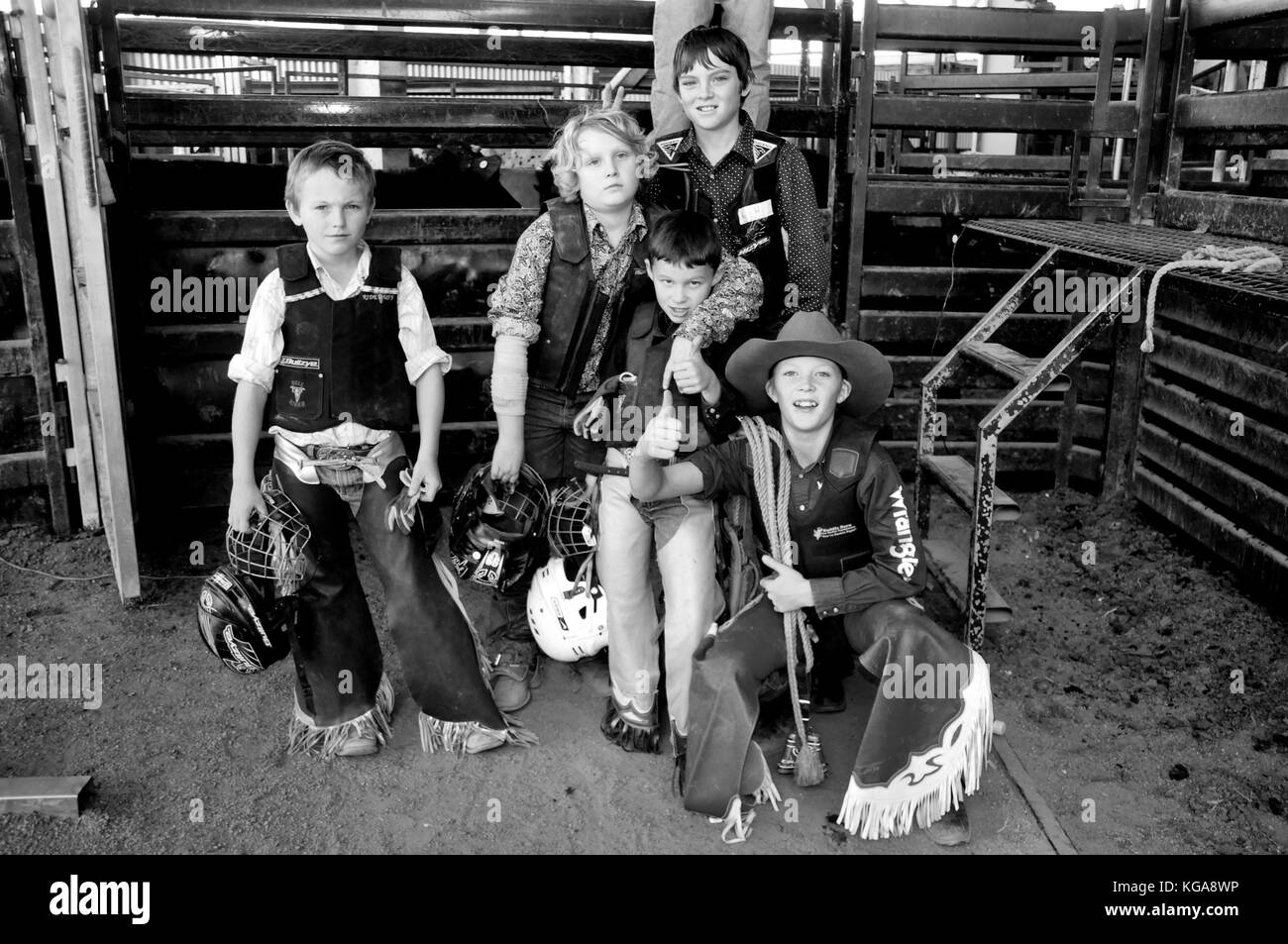 JUNIOR BULL RIDERS Stock Photo - Alamy