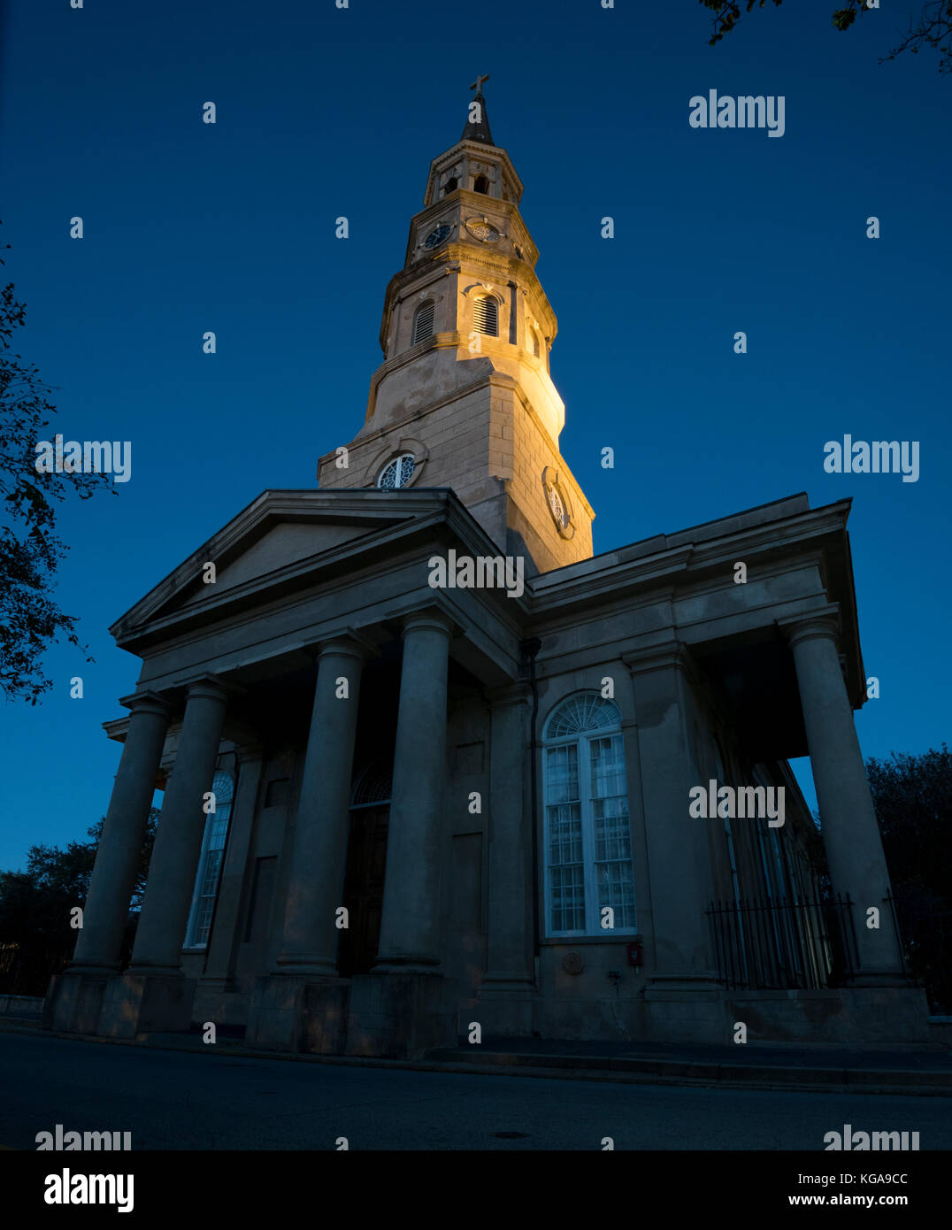 Walking to church at night hi-res stock photography and images - Alamy