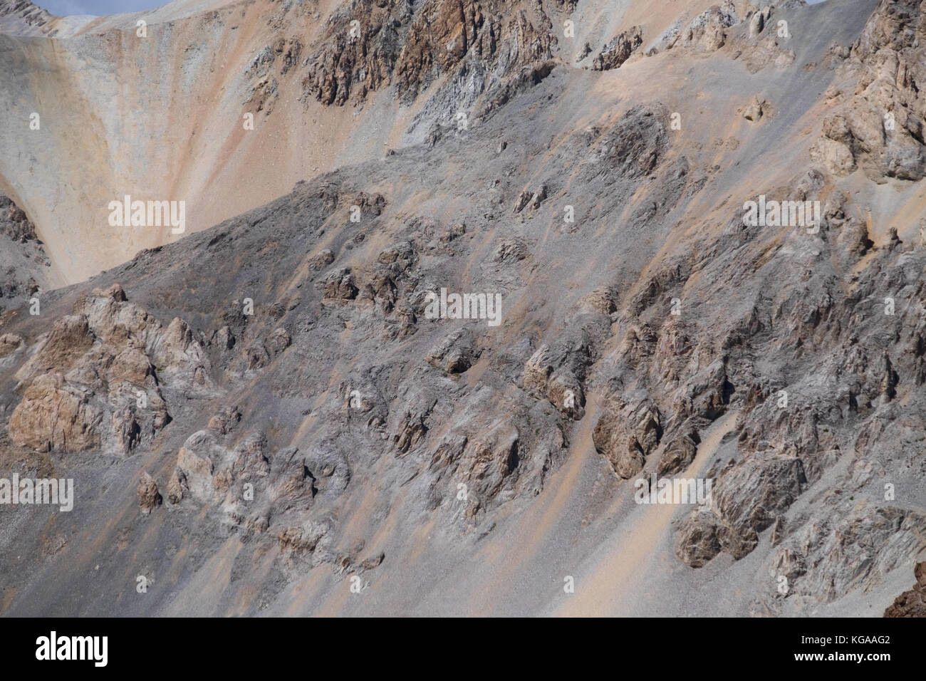 Multi-colored mountains of sedimentary rocks Stock Photo - Alamy