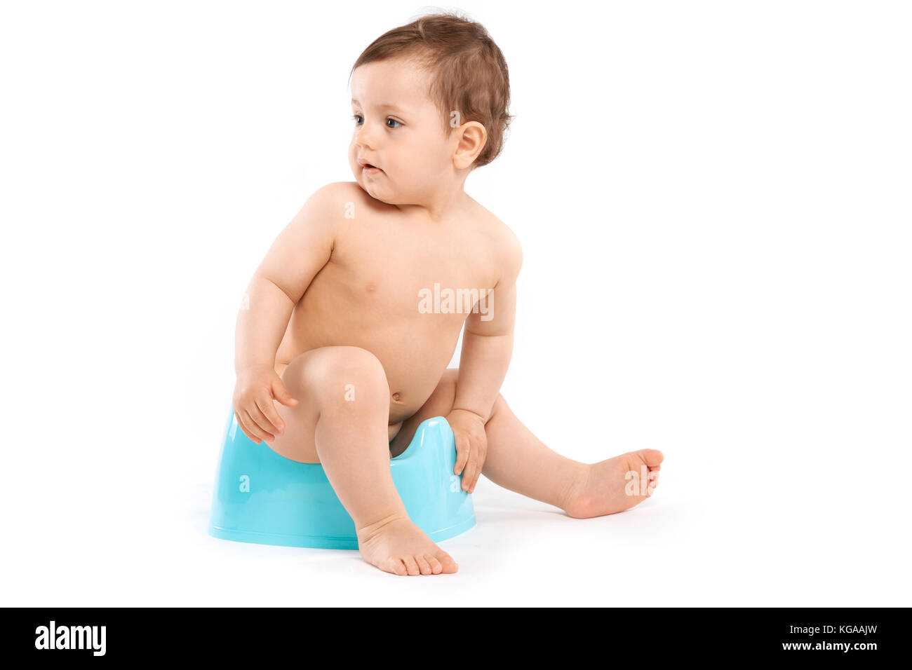 boy on the potty Stock Photo - Alamy