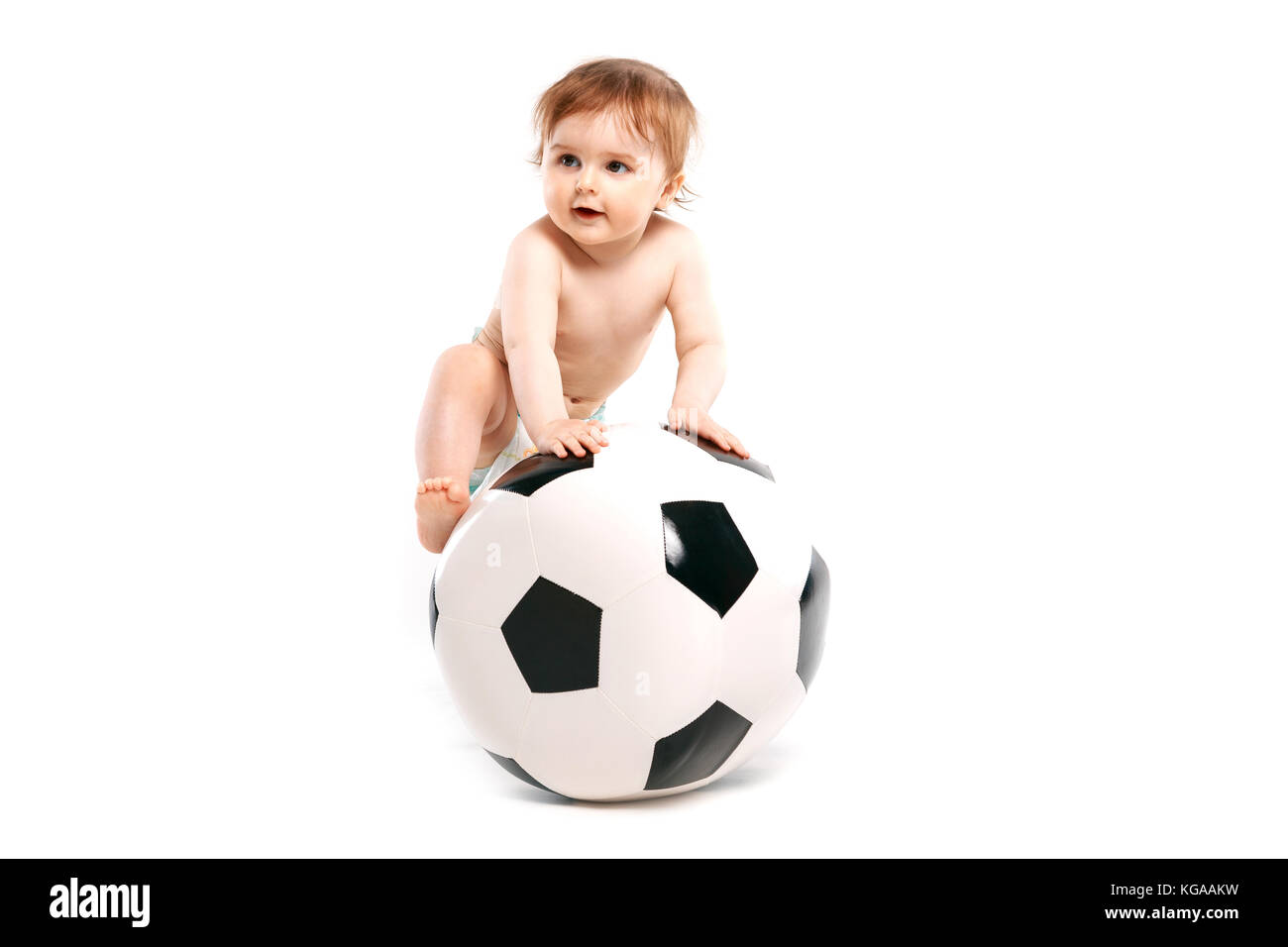 fan with a soccer ball Stock Photo - Alamy