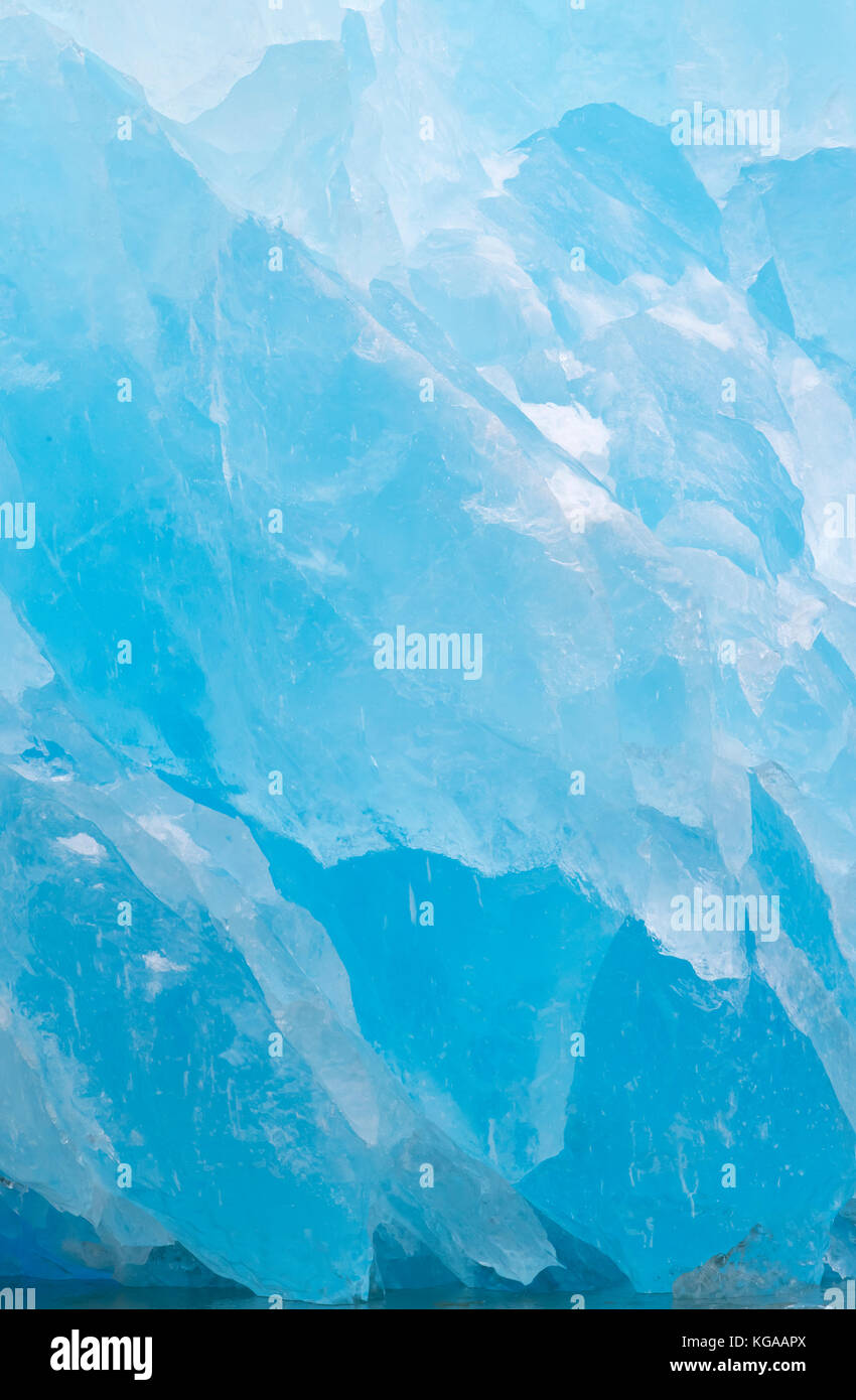 Bright Blue Glacial Iceberg Stock Photo - Alamy