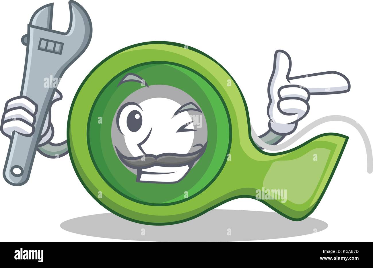 Mechanic adhesive tape character cartoon Stock Vector Image & Art - Alamy