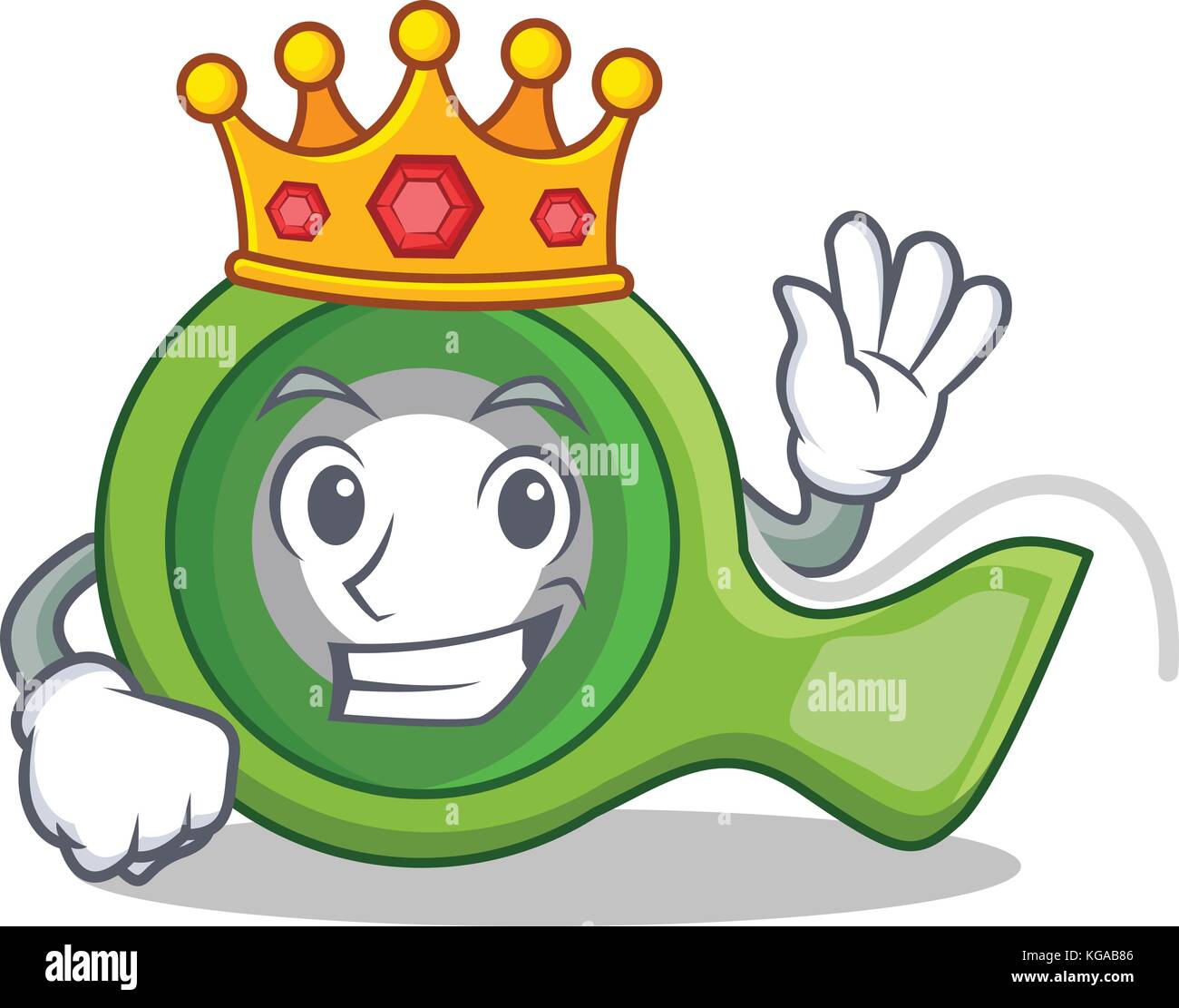 King adhesive tape character cartoon Stock Vector Image & Art - Alamy
