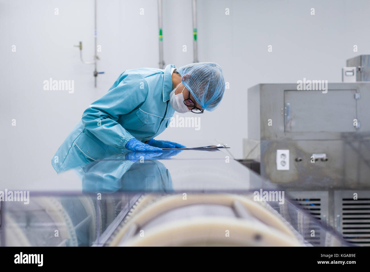 Female workers at food processing plant hi-res stock photography and ...