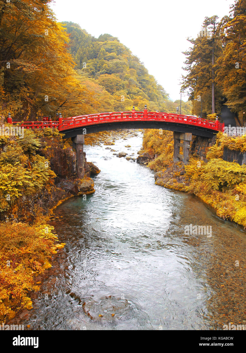 Shinkyo Bridge in Autumn Season ,Nikko ,Japan Stock Photo - Alamy