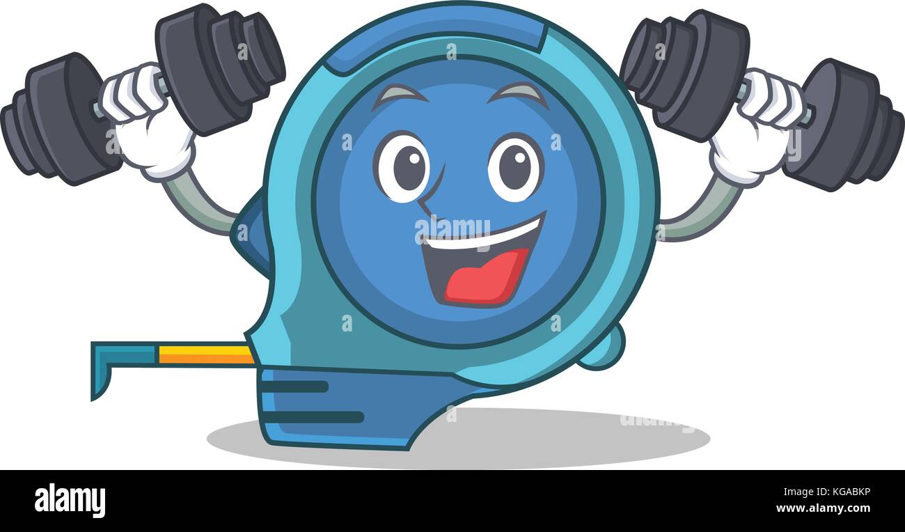 Fitness tape measure character cartoon Stock Vector Image & Art - Alamy