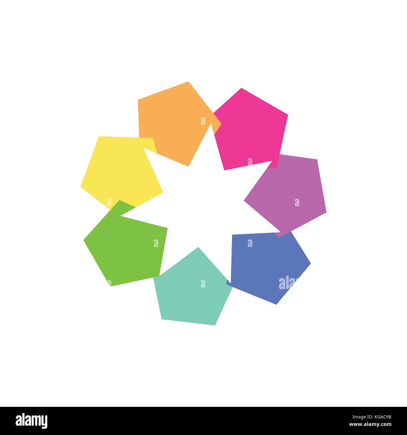 Abstract Geometric Visual Element Vector Graphic Design Stock Vector ...