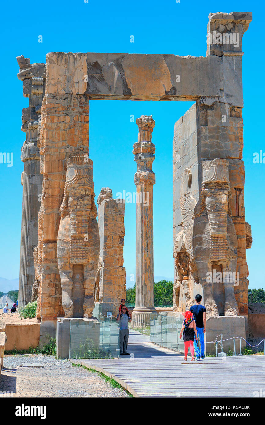 Fars Province, Shiraz, Iran - 20 april, 2017: Gate of all Nations in ...