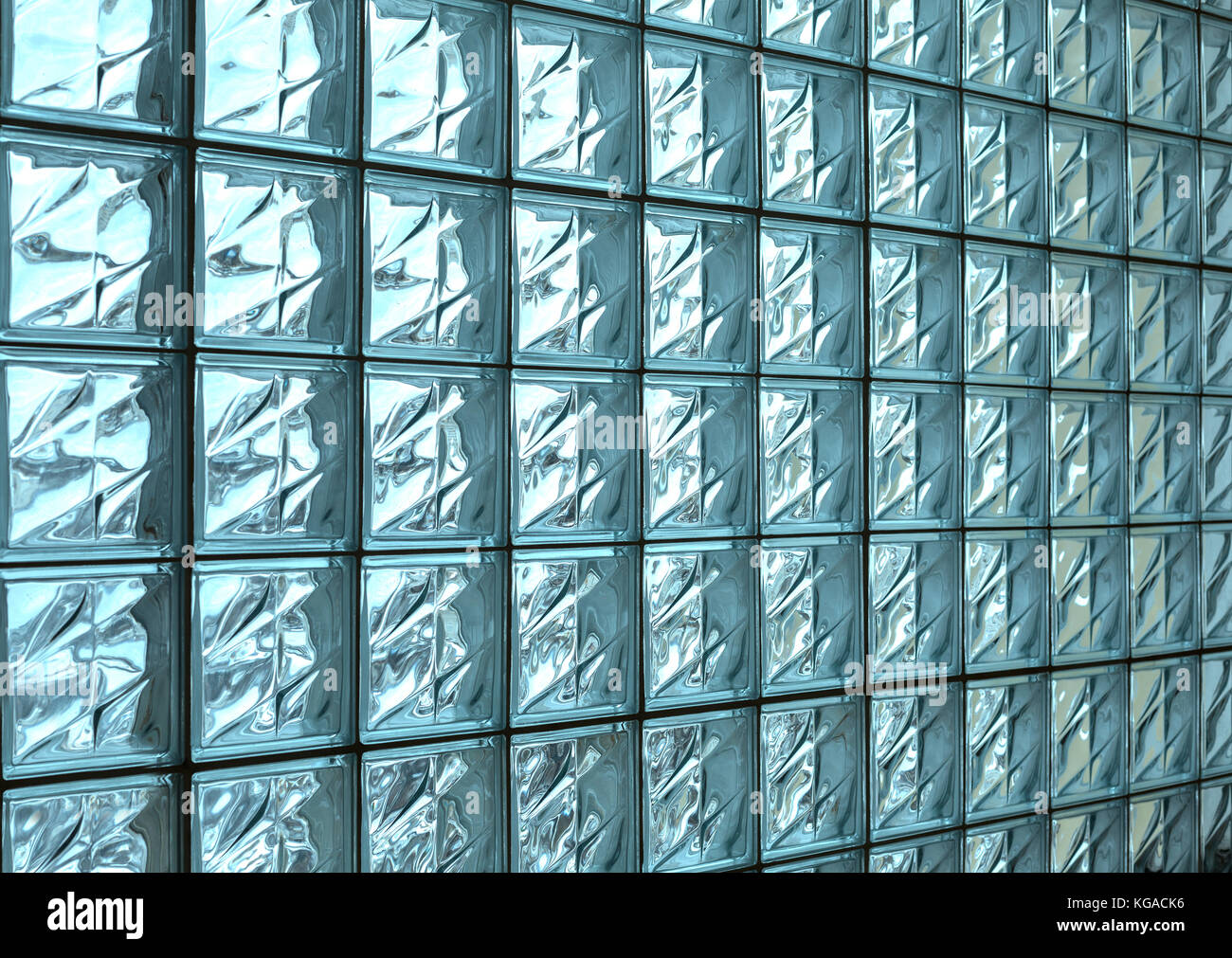 Pattern of glass block wall background Stock Photo - Alamy