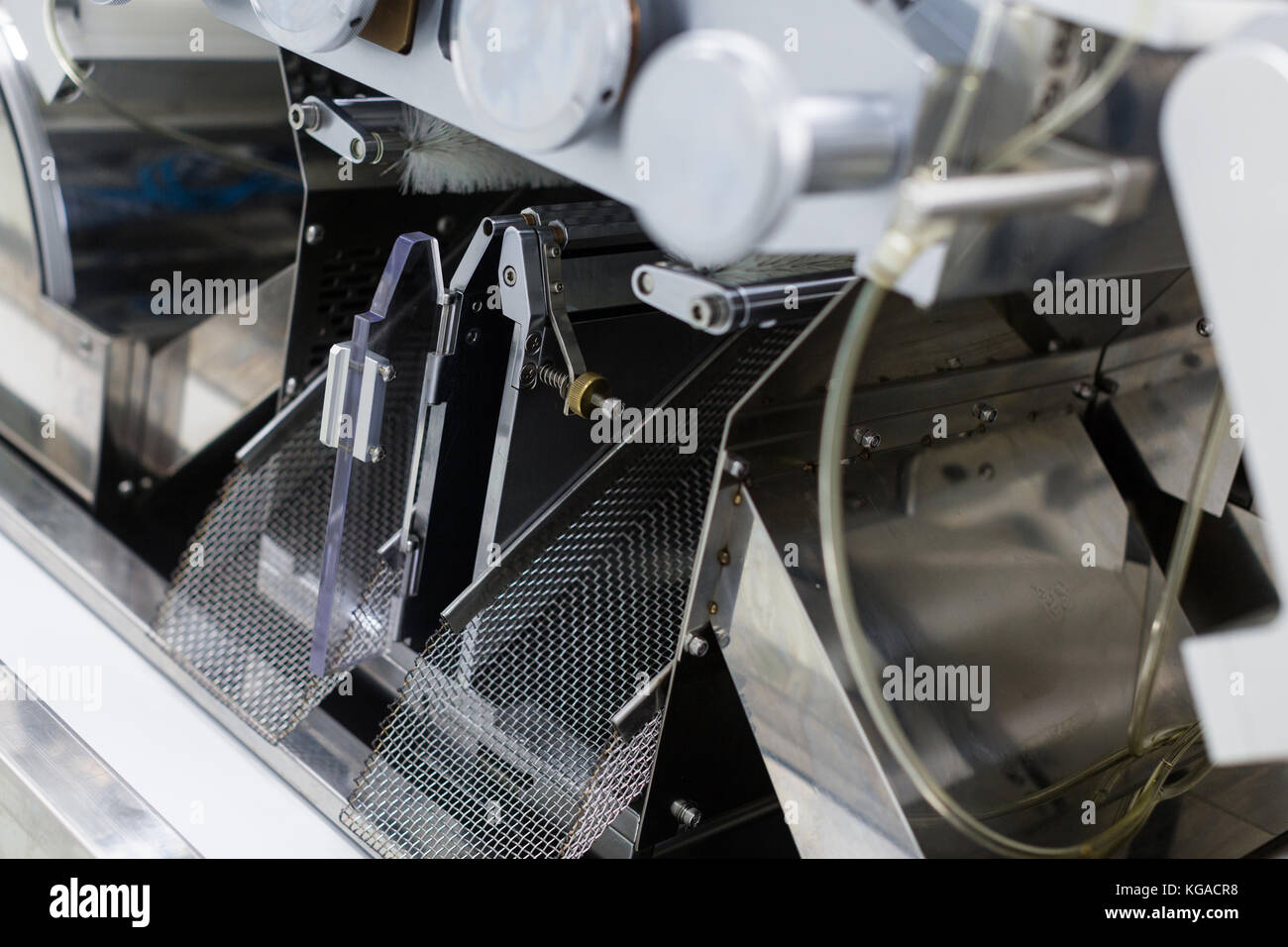 plant picture, manufacture, steel chrome machines Stock Photo - Alamy