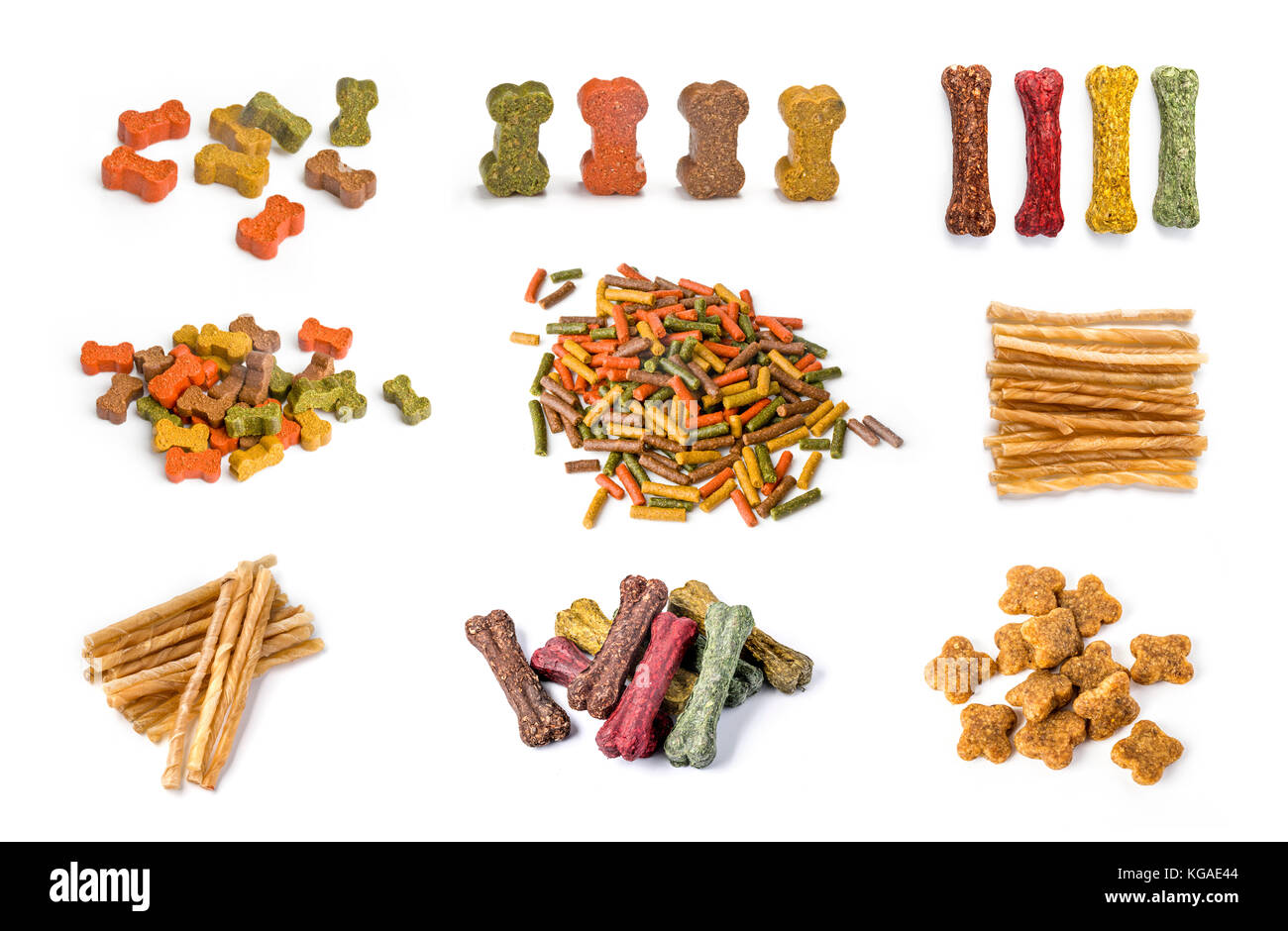 dog food isolated on white background Stock Photo - Alamy