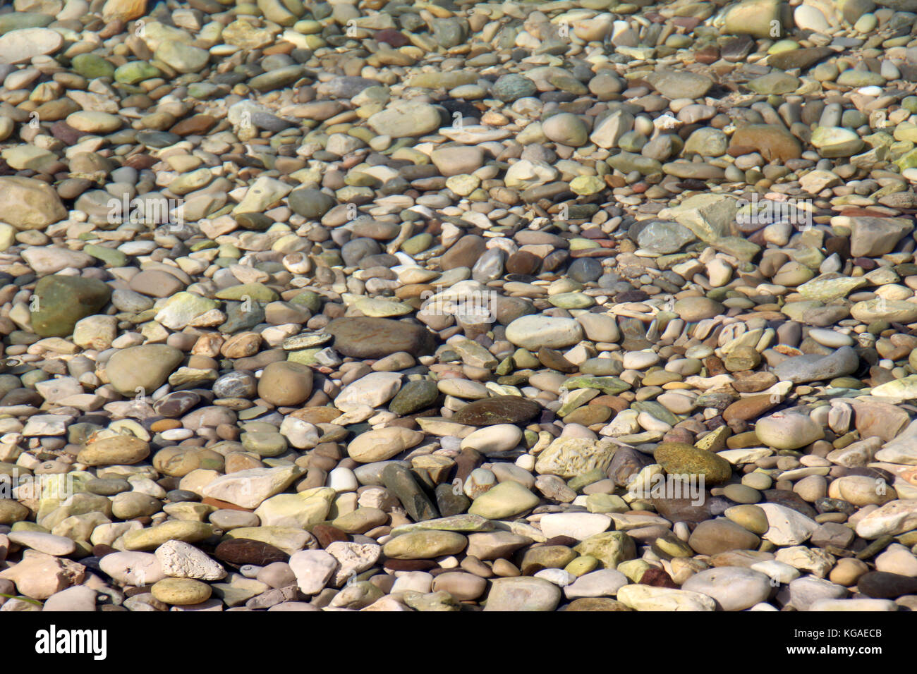 Stones under the surface of water Stock Photo - Alamy