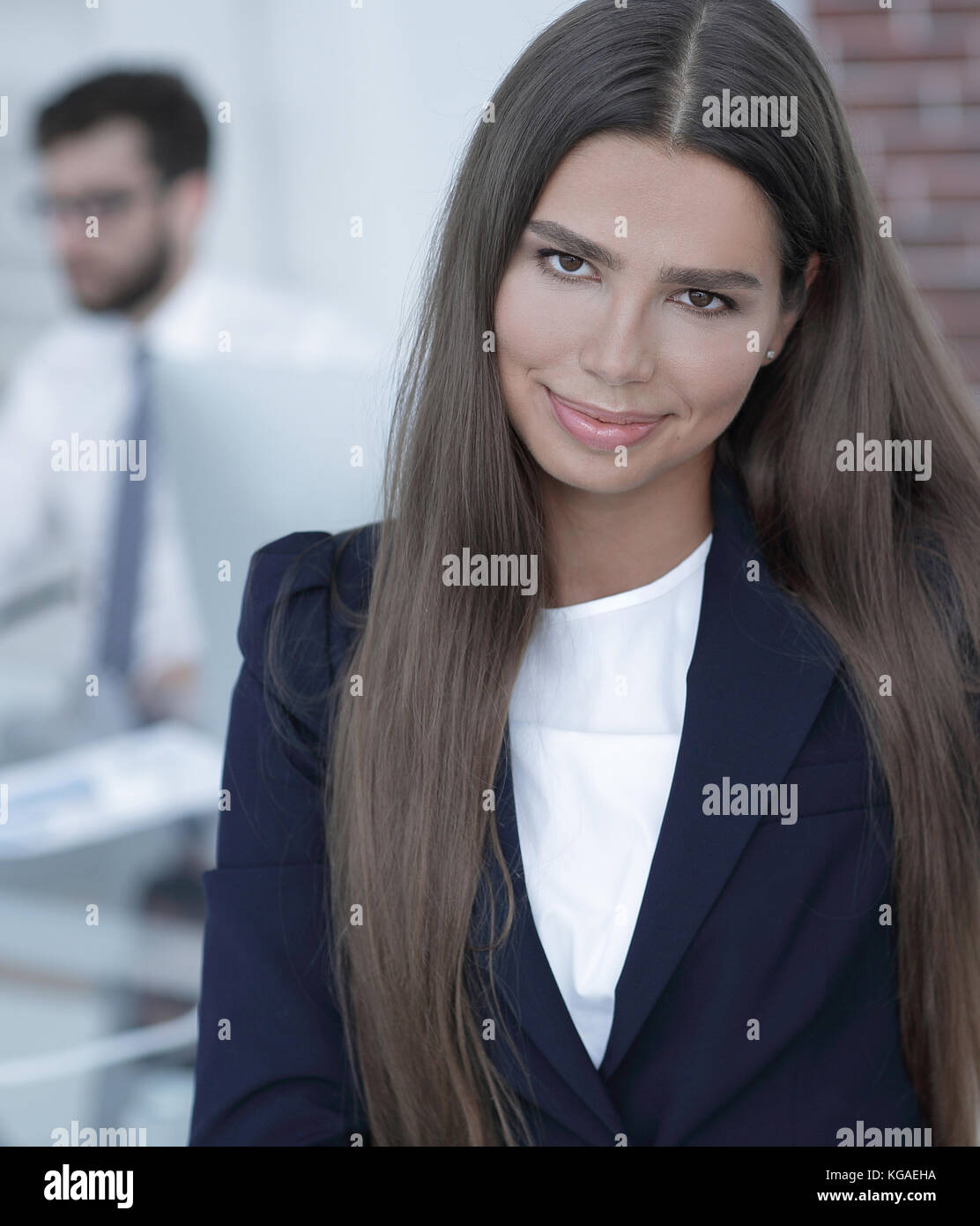 female Manager in the workplace Stock Photo - Alamy