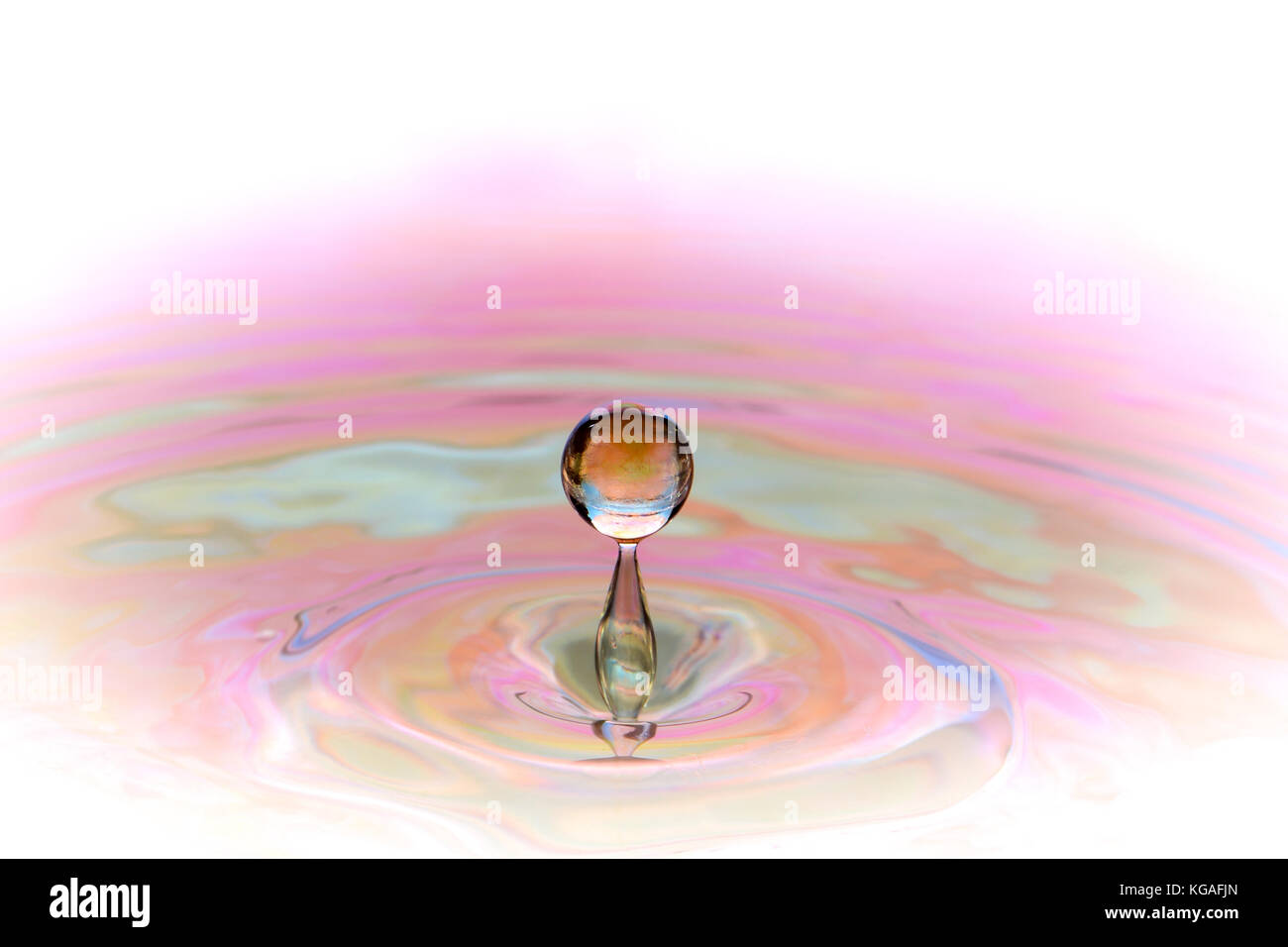 colored water drop splash Stock Photo - Alamy