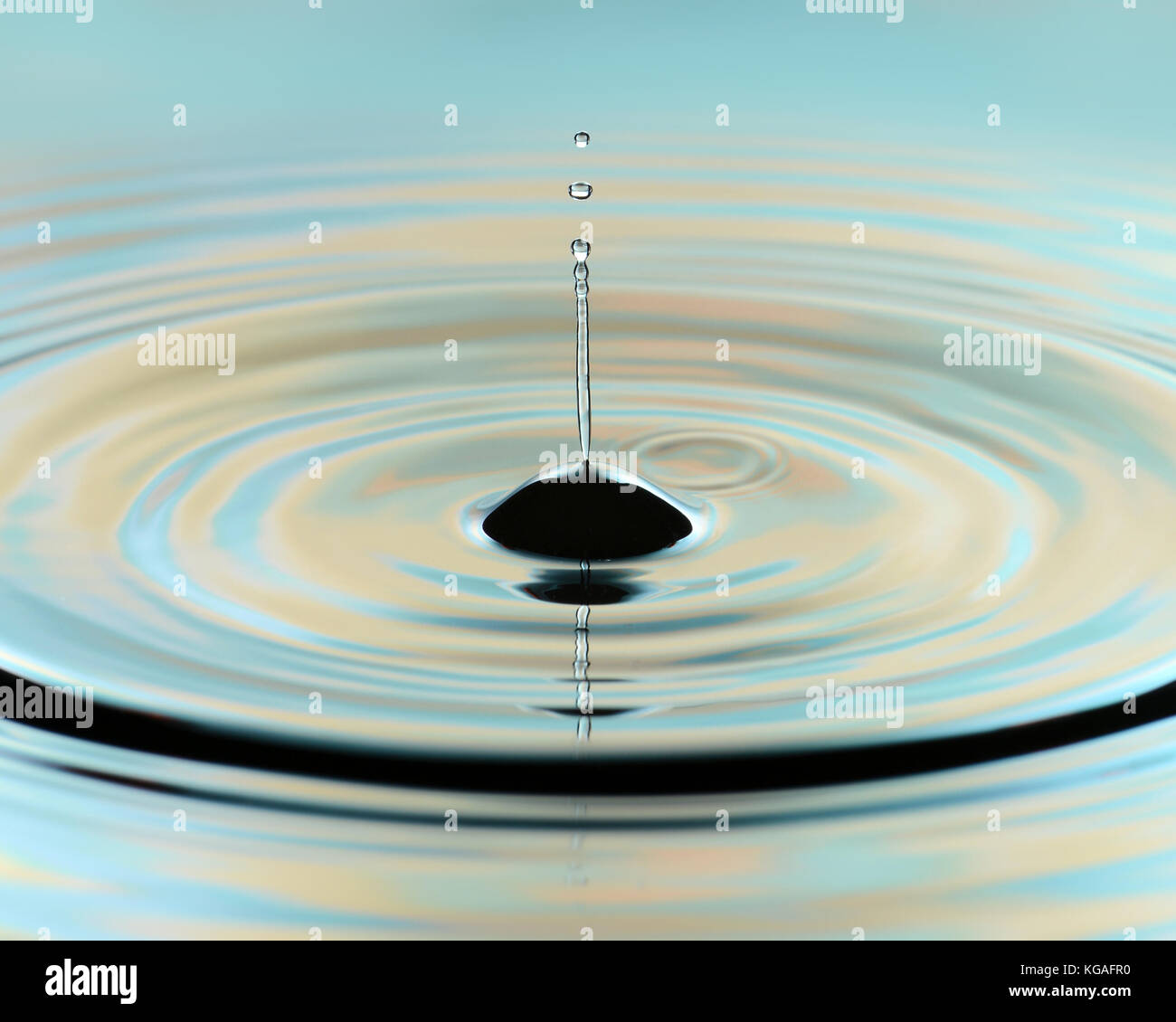 Water drop splash Stock Photo - Alamy