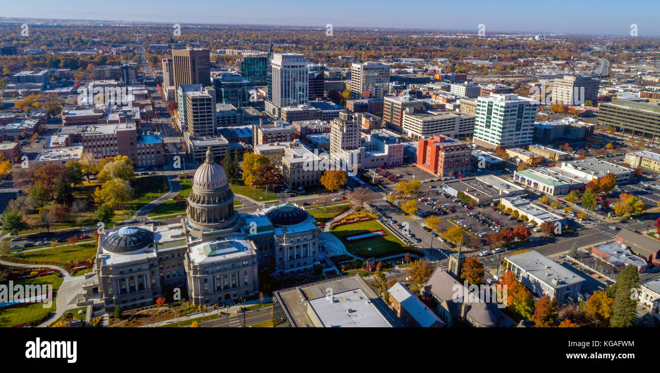 Boise city skyline hi-res stock photography and images - Alamy