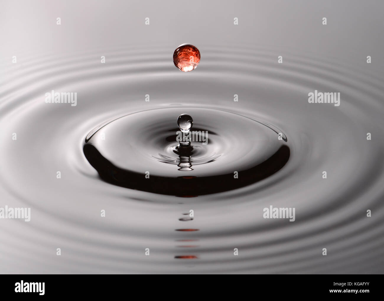 Cherry splash in transparent water hi-res stock photography and images ...