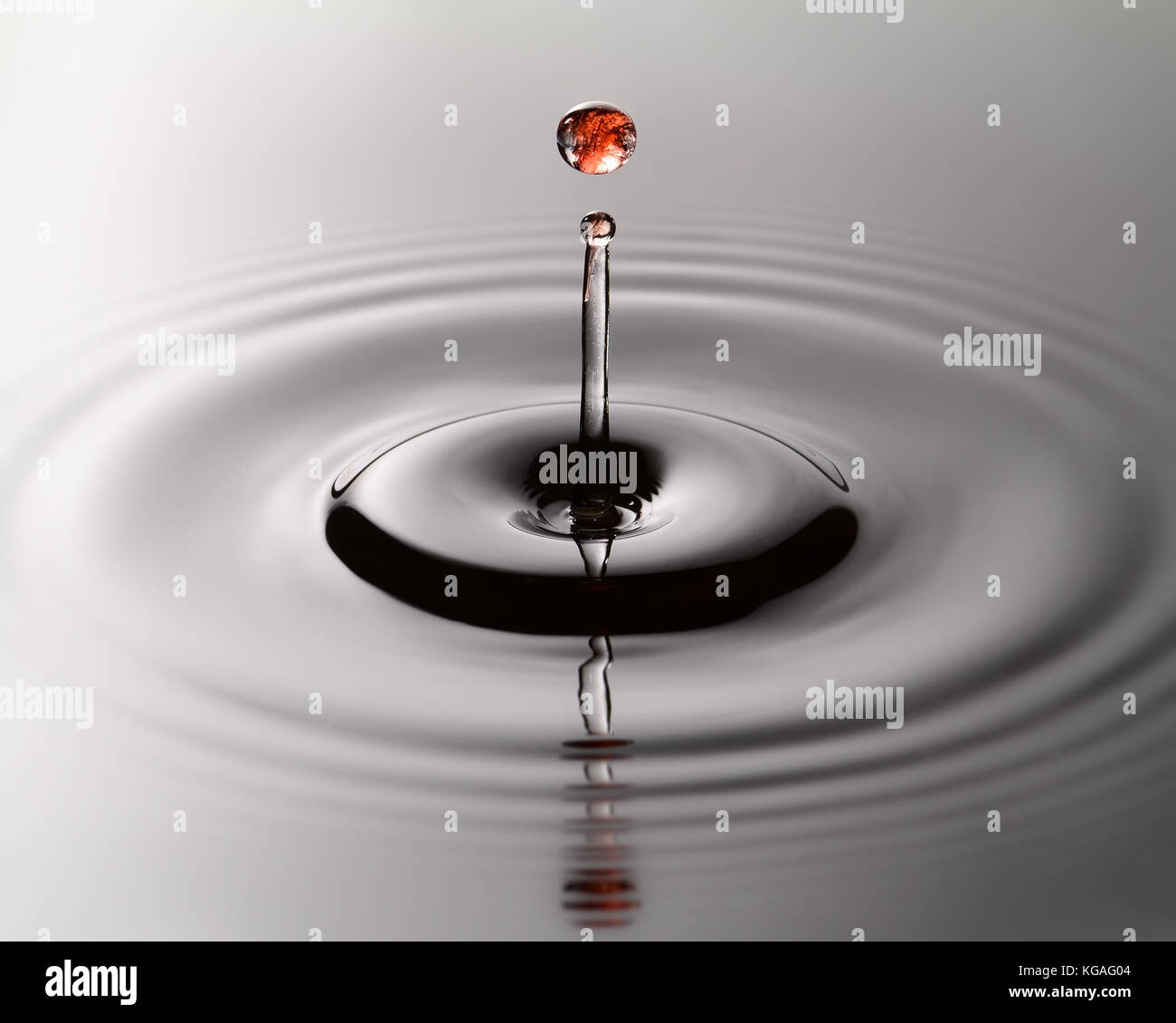 Cherry splash in transparent water hi-res stock photography and images ...