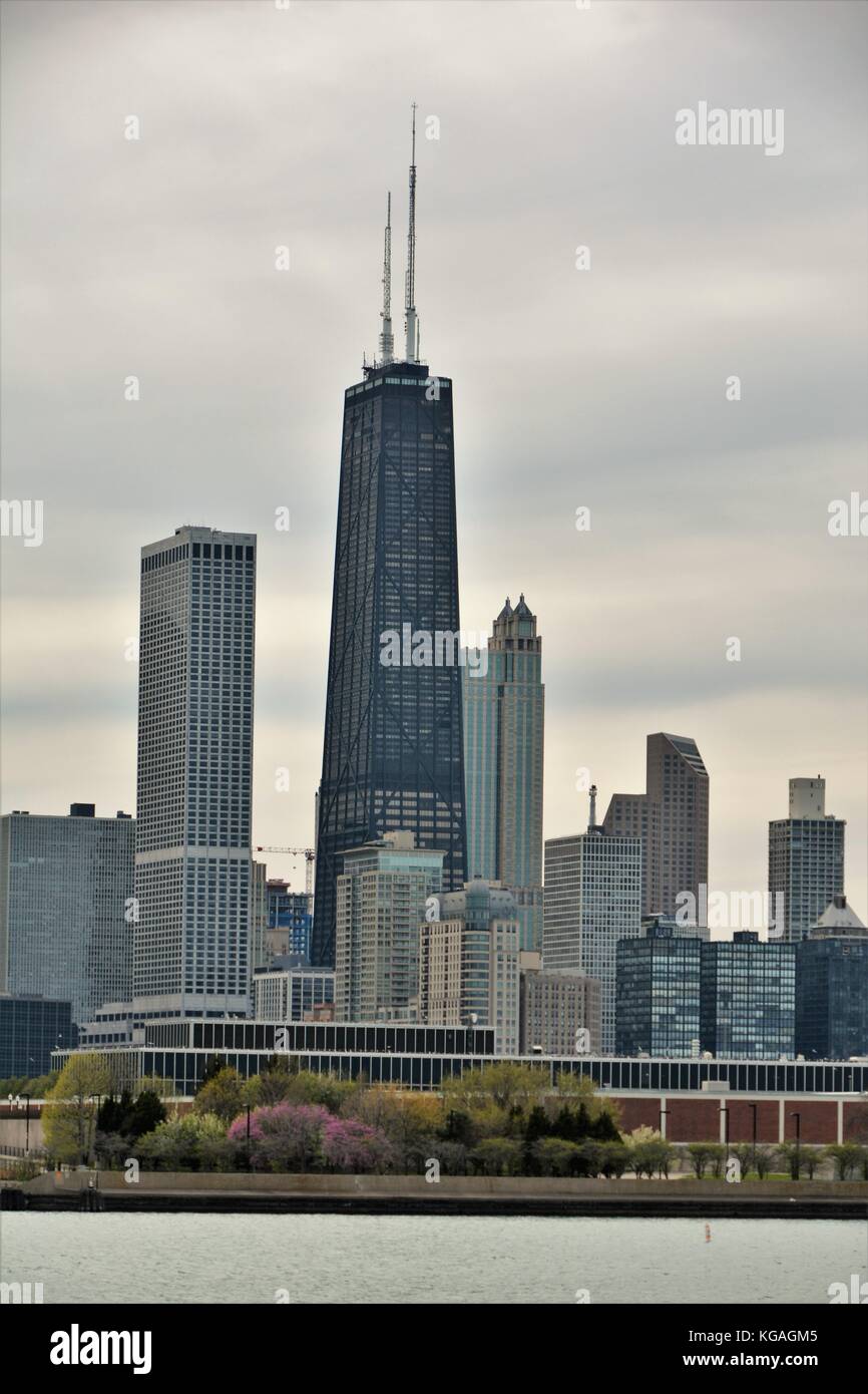 Chicago skyline big buildings hi-res stock photography and images - Alamy