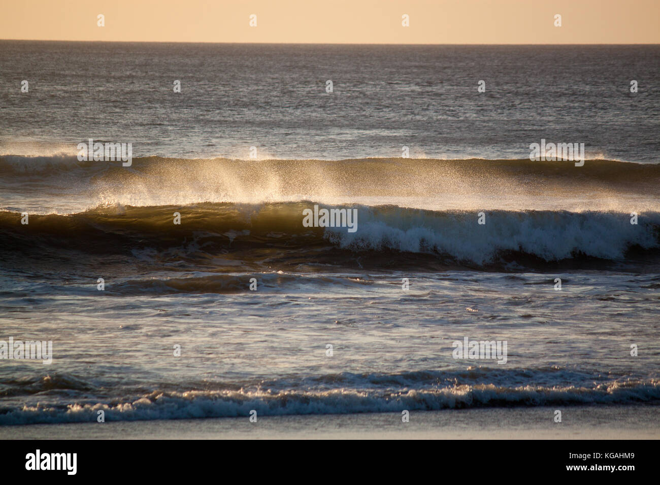 Ocean spray from waves Stock Photo - Alamy