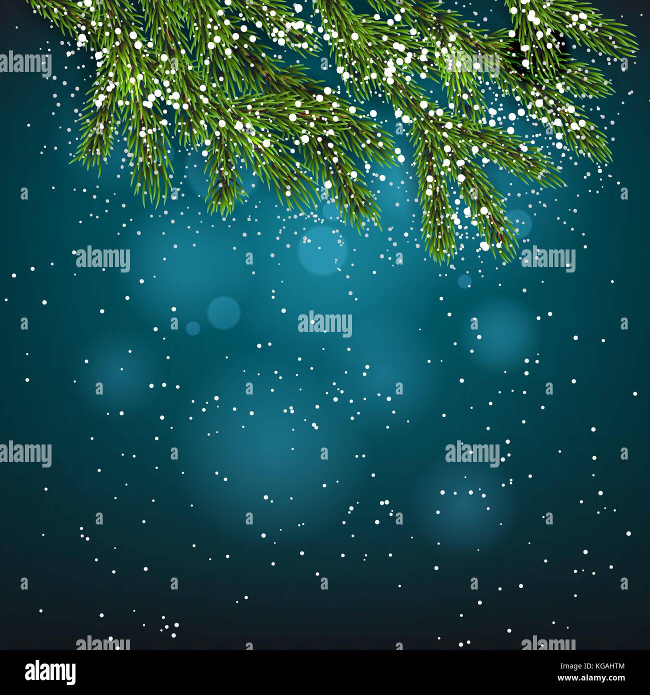 Blue background and tree Stock Vector Image & Art - Alamy