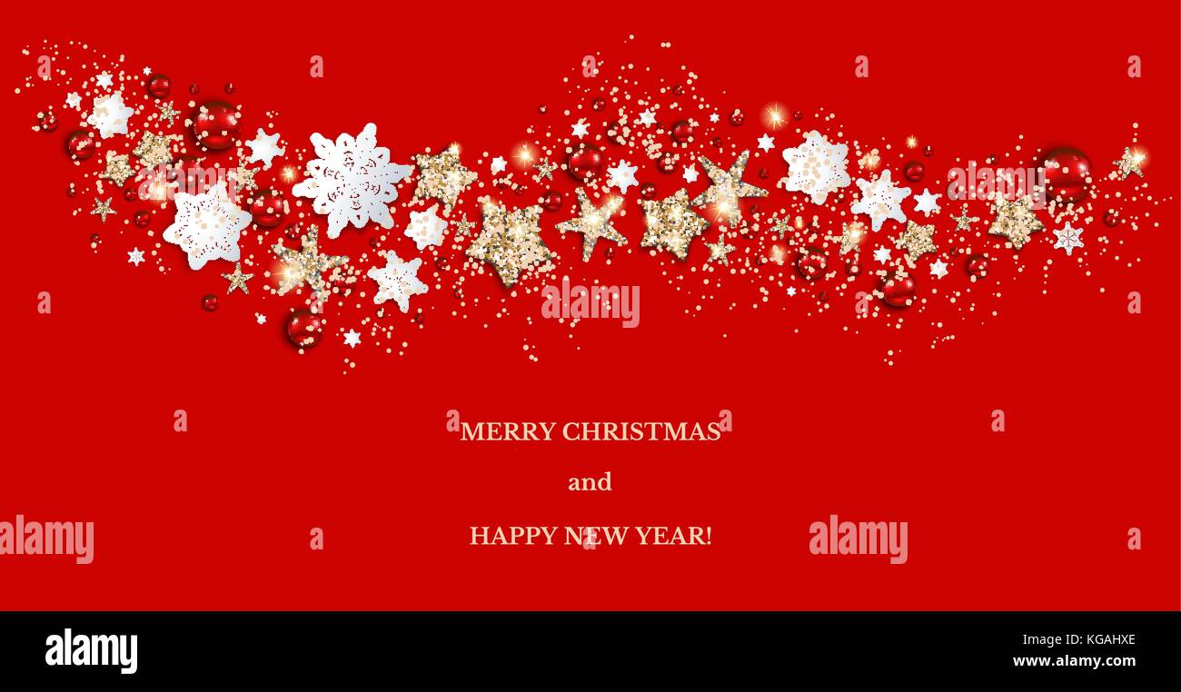 Holiday red decor card Stock Vector Image & Art - Alamy