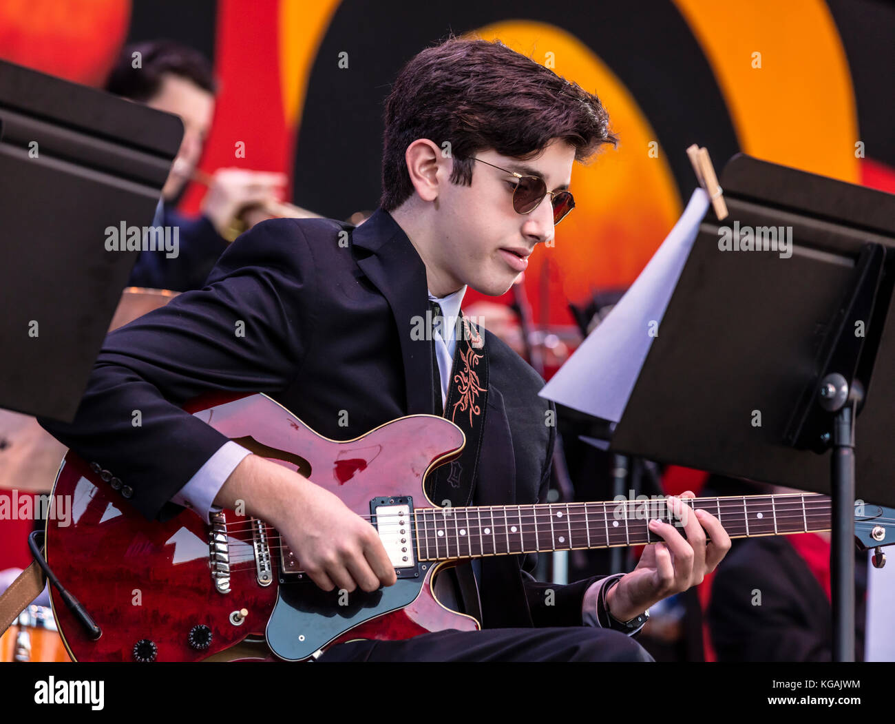 JORDAN REIFKIND plays guitar with the NEXT GENERATION JAZZ ORCHESTRA ...