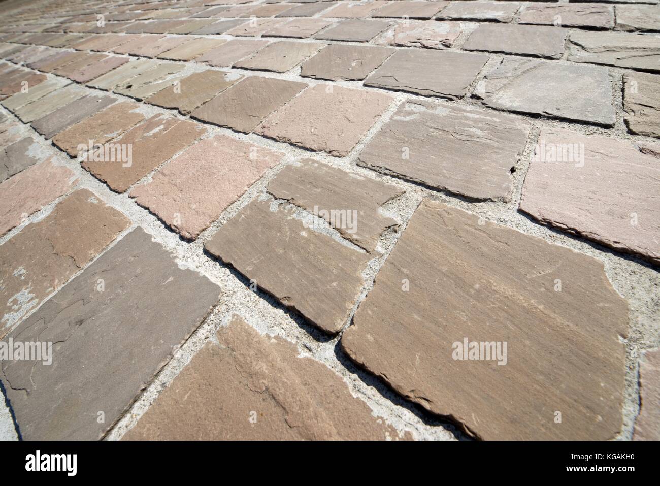 Floor of a street with stone tiles Stock Photo - Alamy